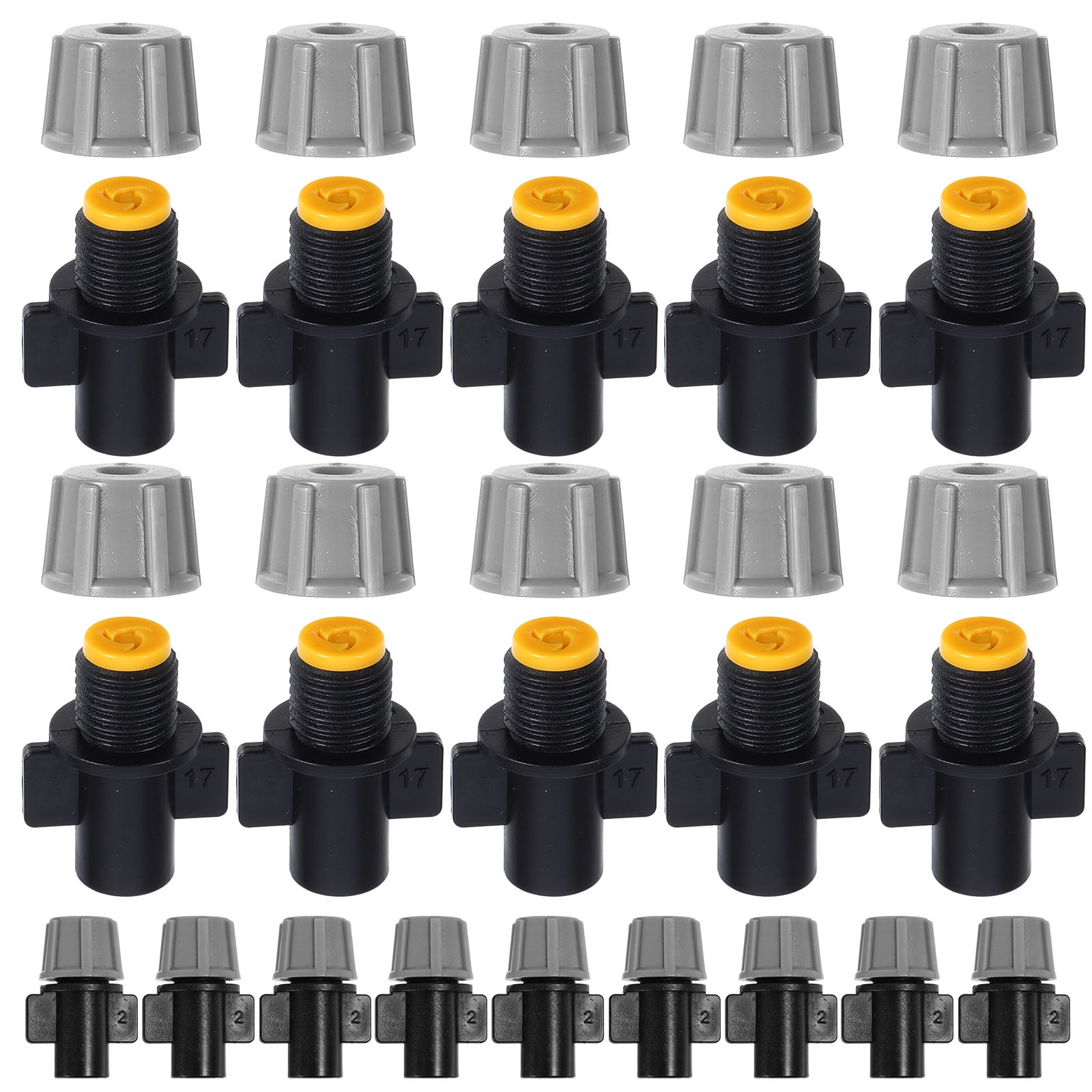 50pcs Plastic Misting Mister Nozzles For Automatic Watering Systems ...