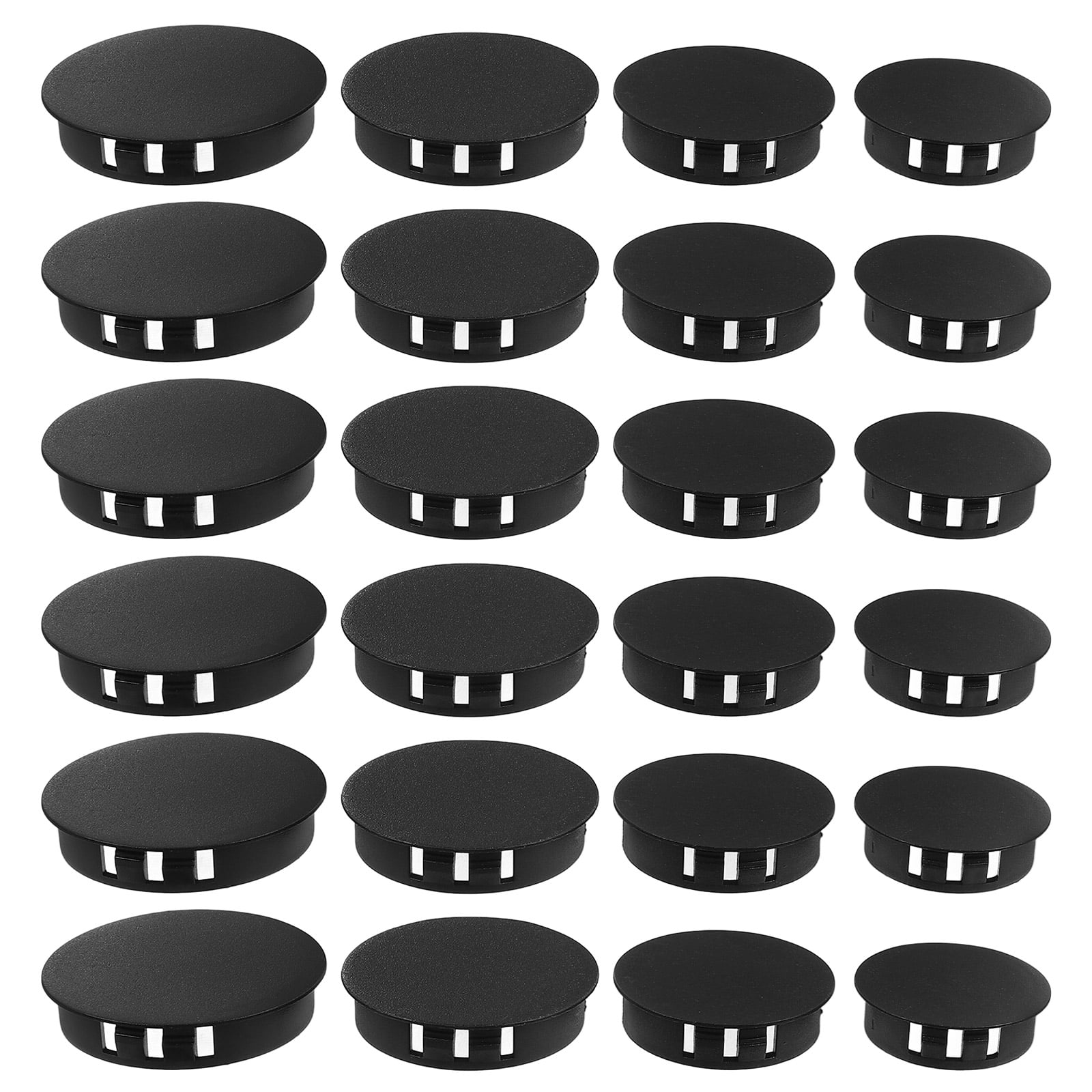 50pcs Plastic Round Hole Plugs for Furniture Kitchen Cabinet Snap in ...