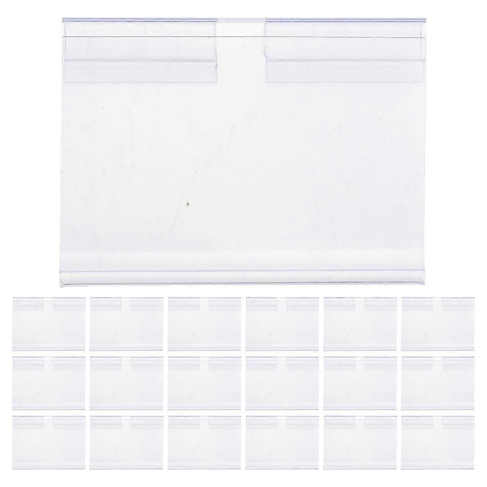 50pcs Plastic Sign Label Holders Price Tag Label Merchandise Signs ...