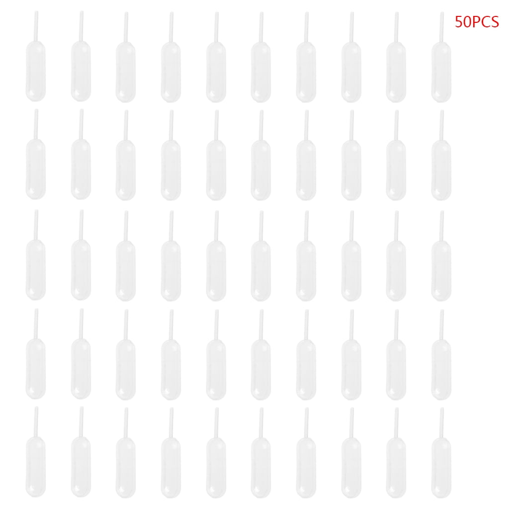 50pcs Plastic Squeeze Transfer Pipettes Dropper For Cupcakes ...