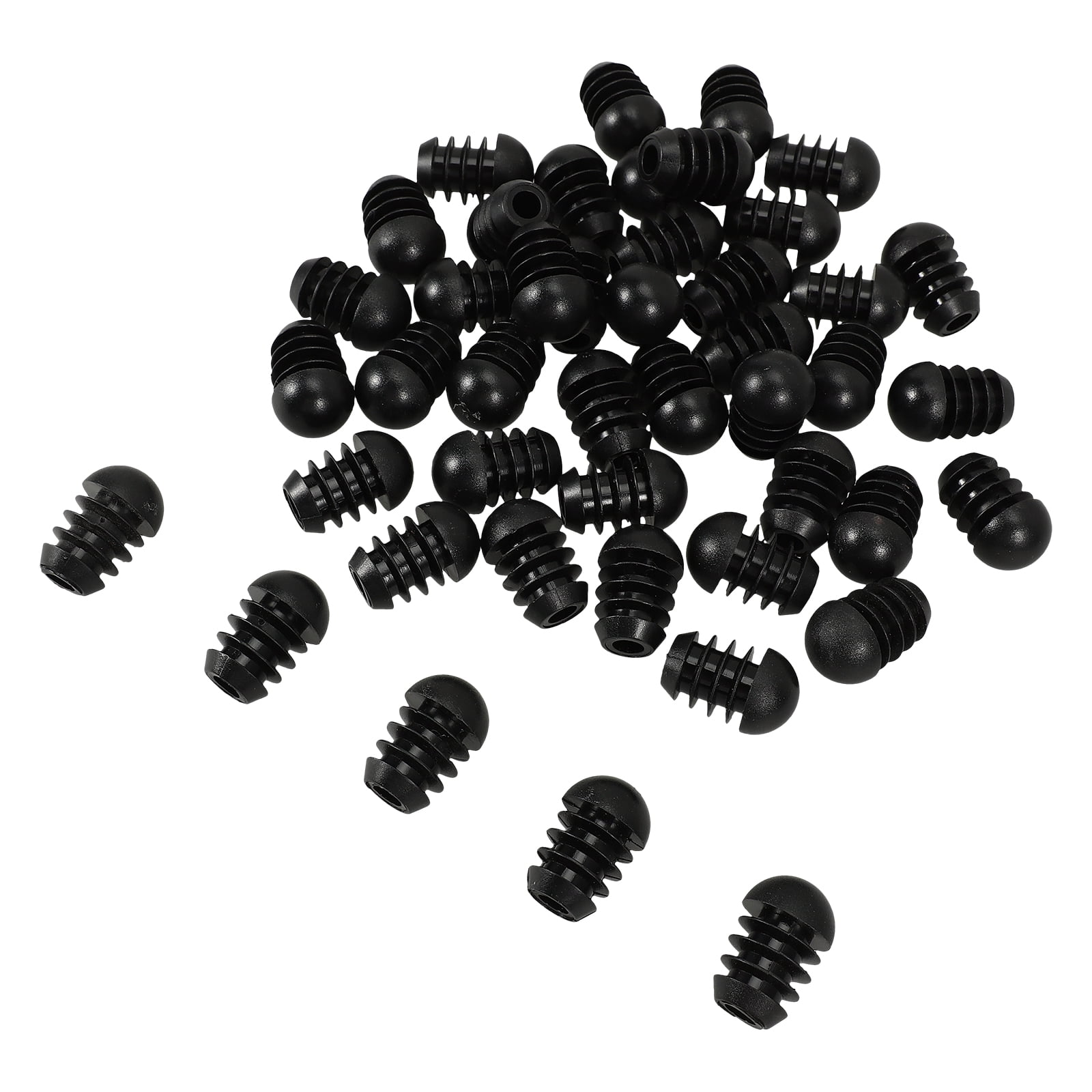 50pcs Plastic Tubing End Caps for Multi Use Table Leg Plugs and Tubing ...