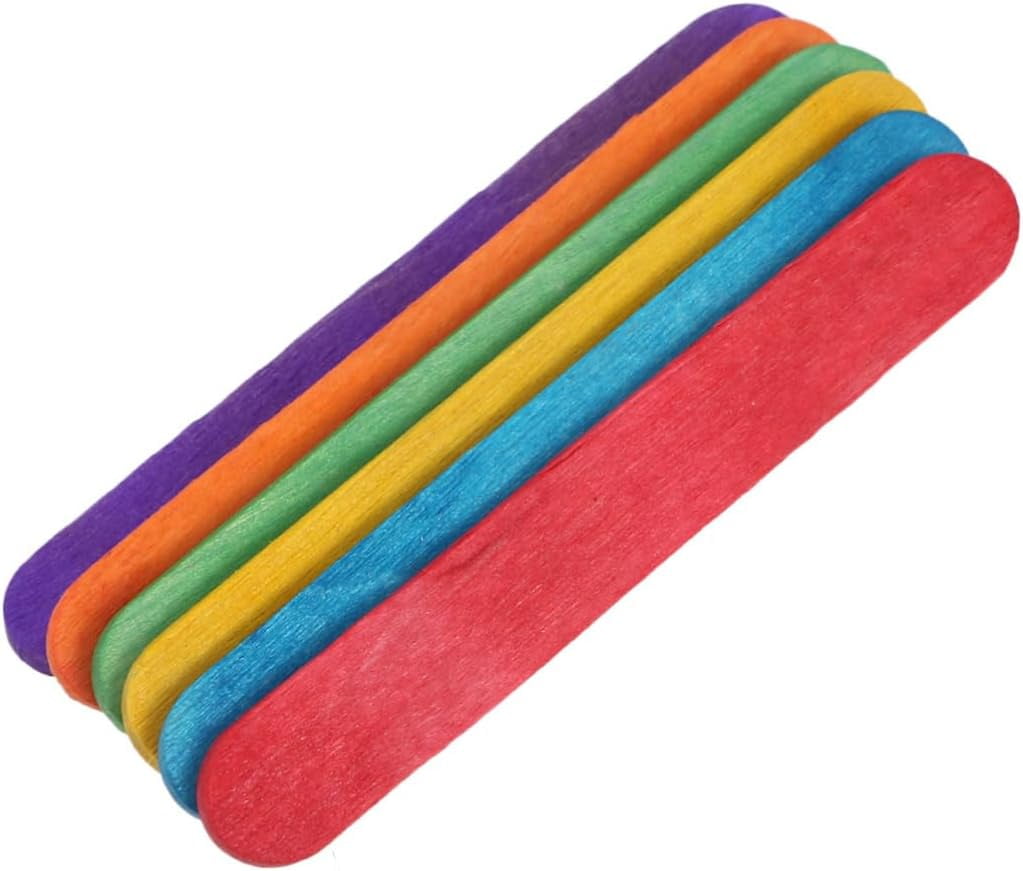 50pcs Children Wooden Sticks Wooden Sticks Wooden Craft Sticks DIY ...