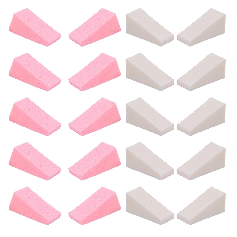 50pcs Portable Makeup Sponges Mini Puff Applicators for Foundation ...