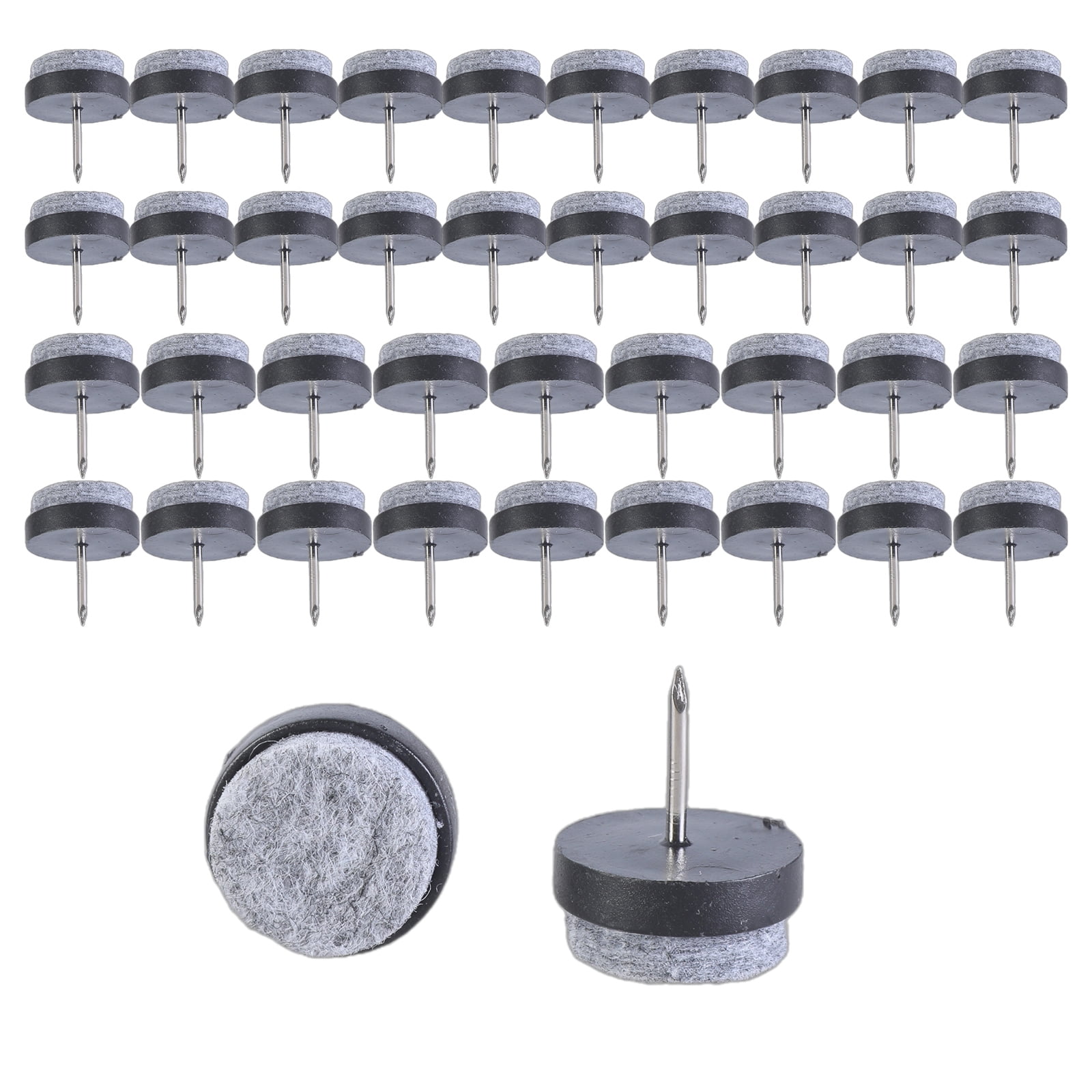 50pcs Practical Felt Glides for Furniture Legs Pad Protects Floor from ...