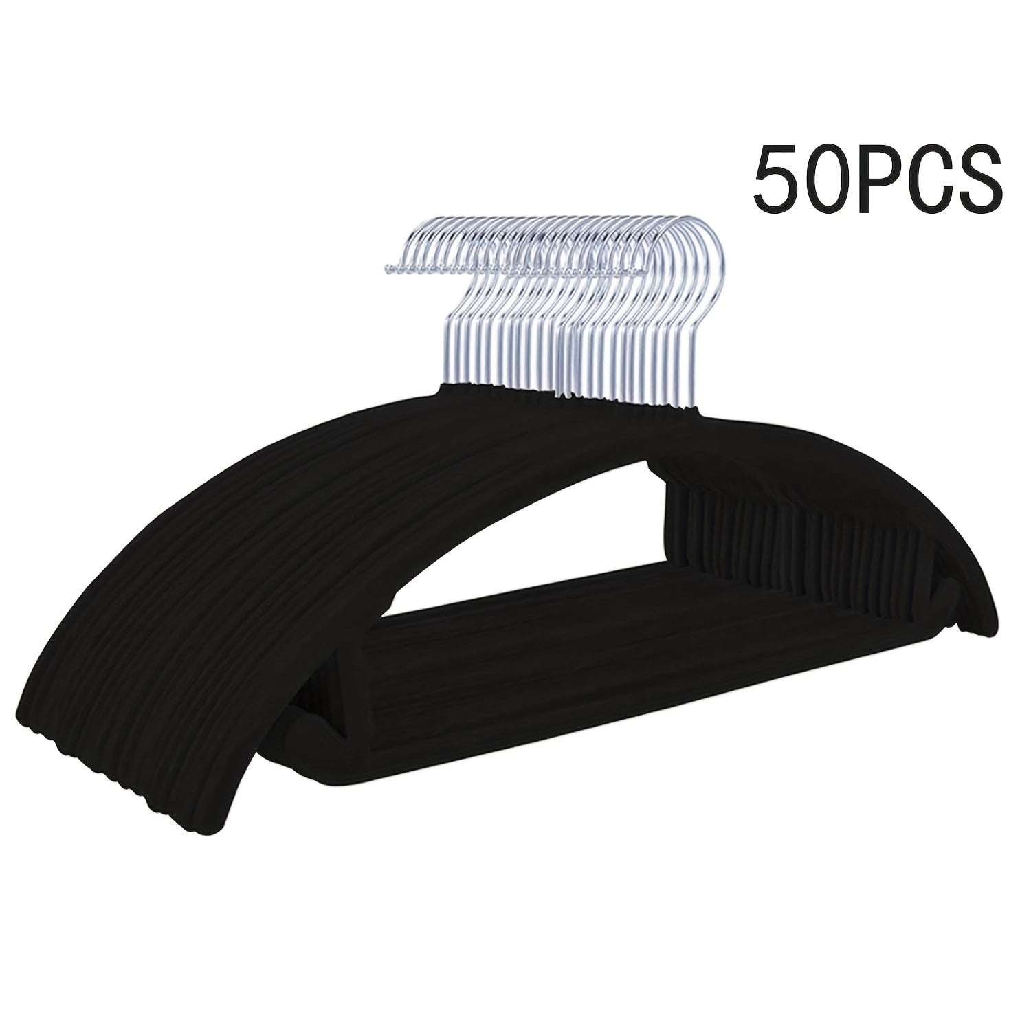 50pcs Premium Velvet Hangers, 360 Rotating Space Saving Durable Suit ...