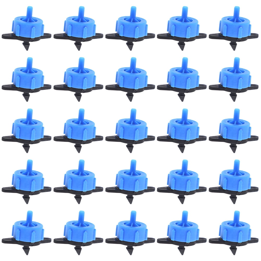 Blue PP Material Drip Irrigation Nozzle for Gardening 50 Pieces Easy to ...