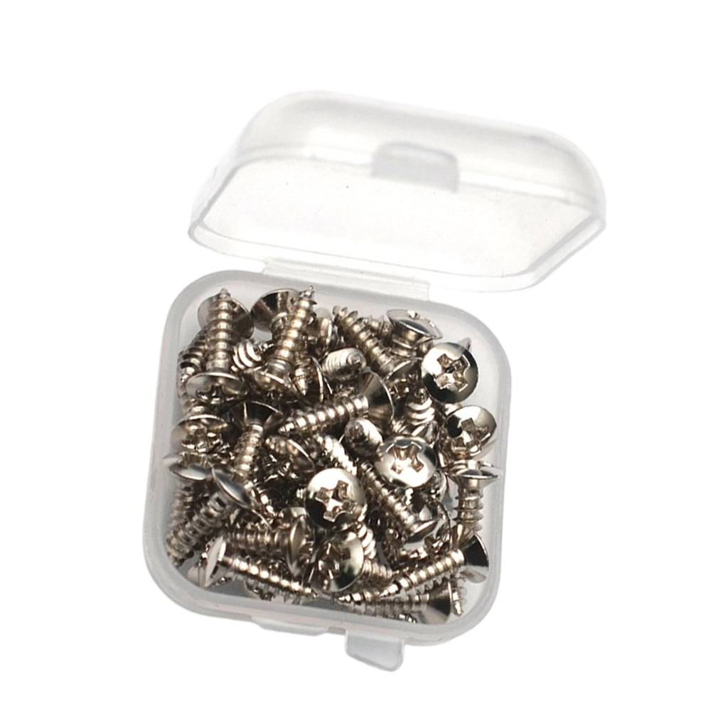 50pcs Professional Bass Guitar Screws Alloy Pickguard Mounting Hardware ...