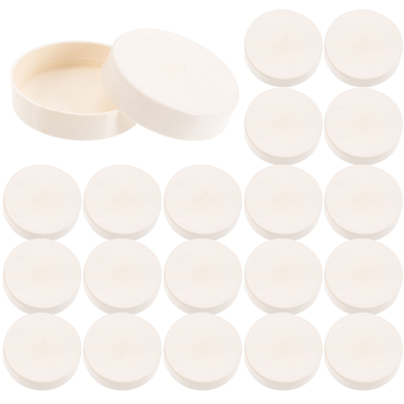 50pcs Pvc Fitting Saver Round Tubing Connector Plastic Water Line End ...