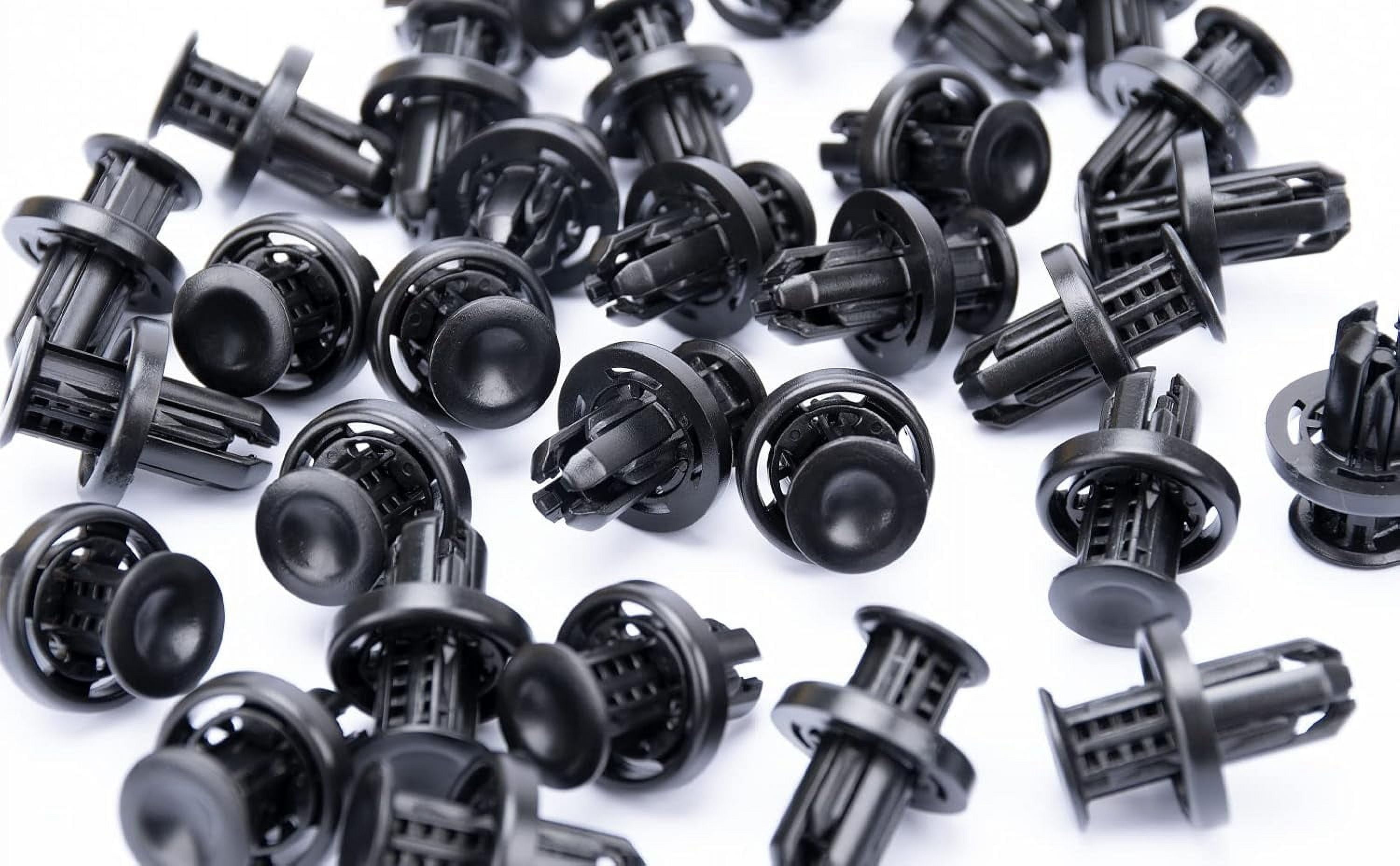 50pcs Rear Front Bumper Cover Fender Grille Under Cover Push-Type Retainer Clip Fastener Rivet ...