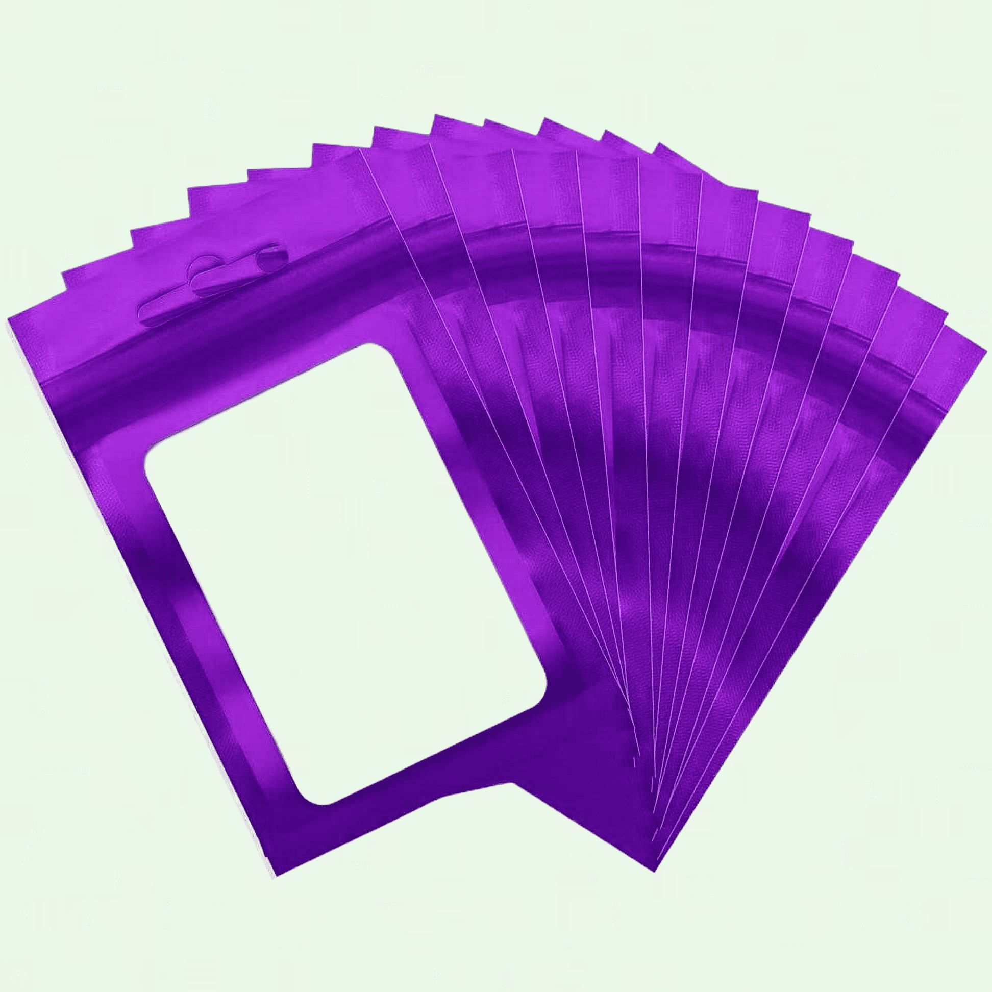 50pcs Resealable Small Mylar Ziplock Bags, Aluminum Foil Sample Pouches ...