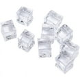 50pcs Reusable Ice Cubes Props Washable Non-Melting Fake Ice Cubes for ...