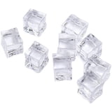 50pcs Reusable Ice Cubes Props Washable Non-Melting Fake Ice Cubes for ...