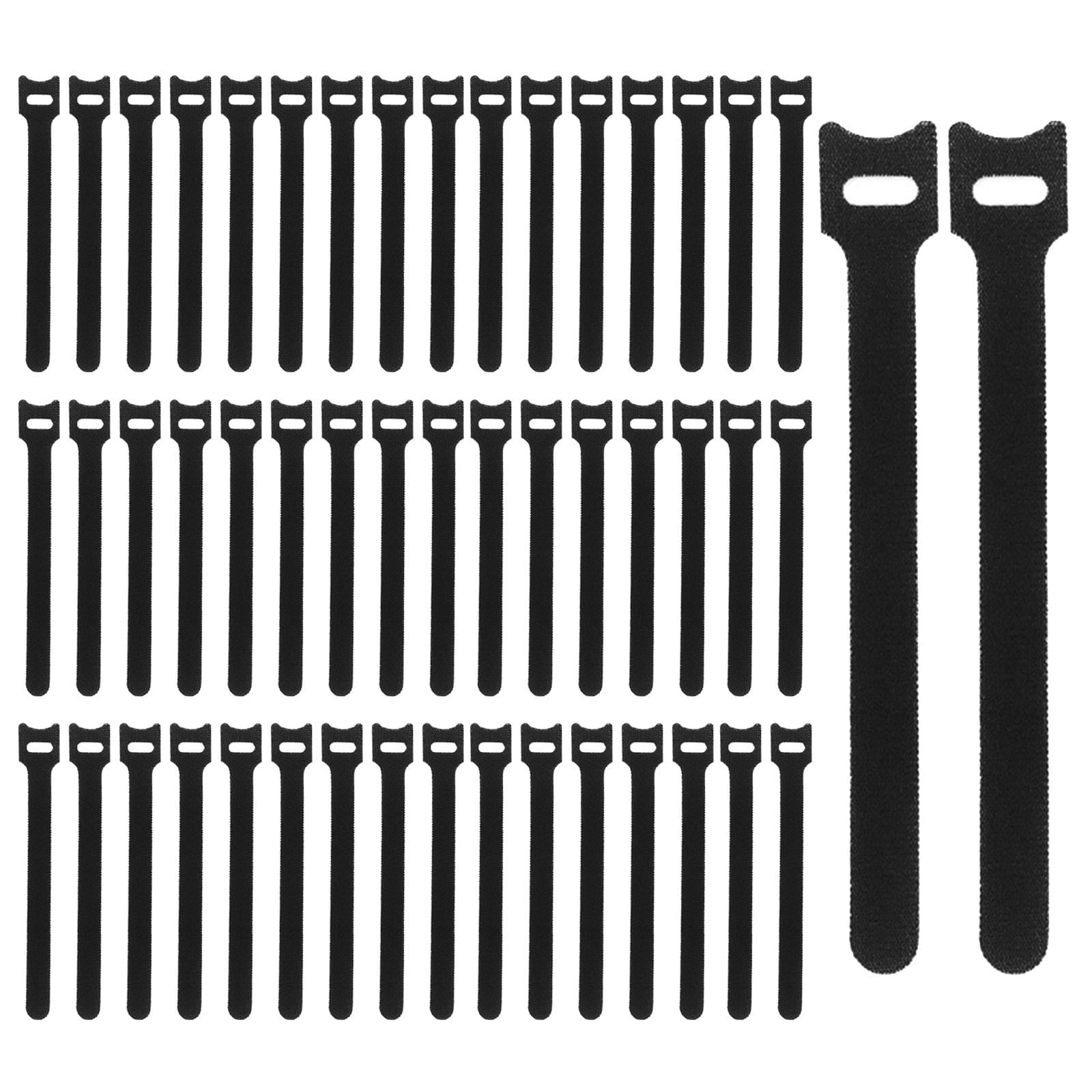 50pcs Reusable Zip Ties Releasable Zip Tie Heavy Duty Ending Removable ...