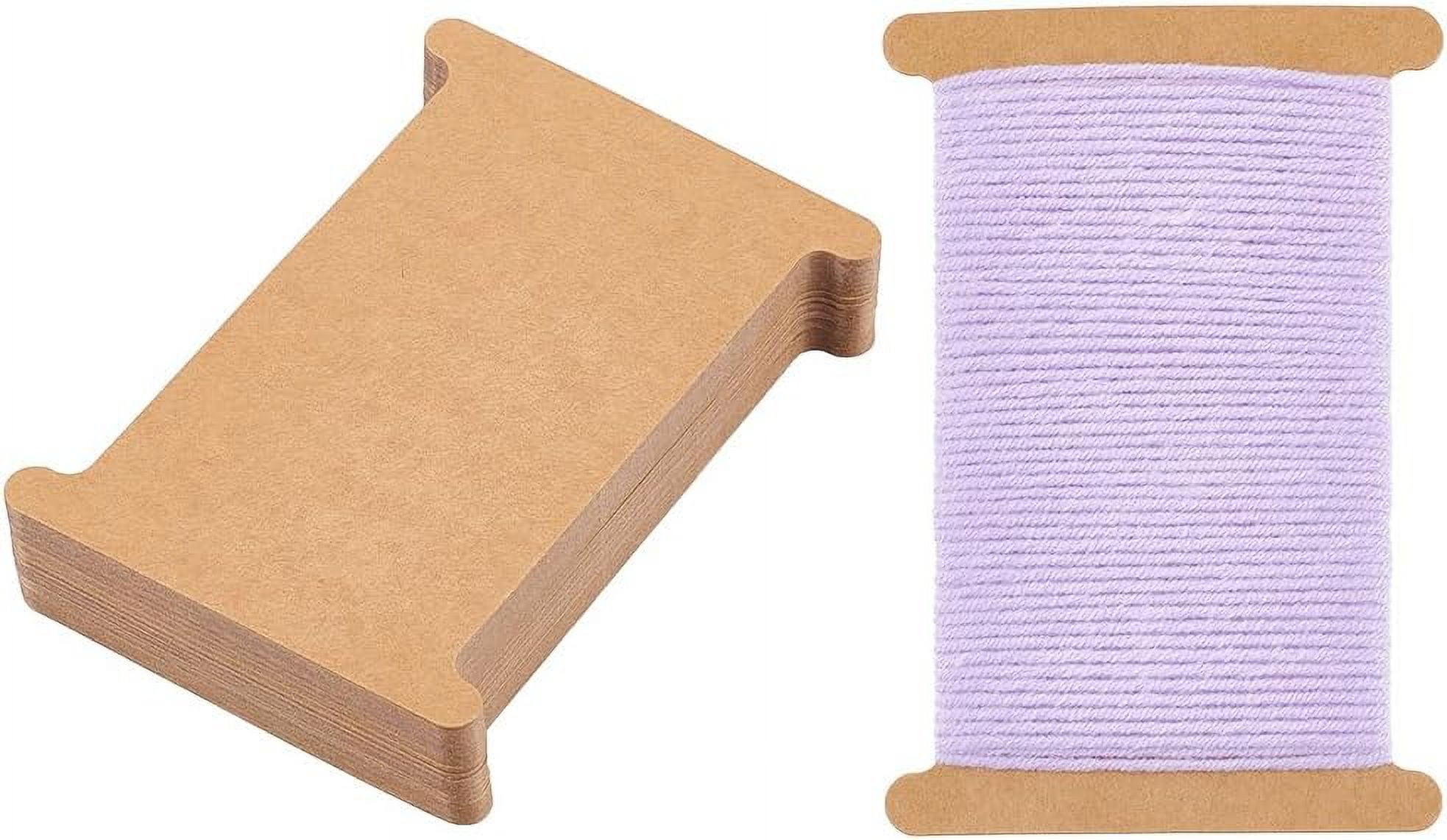 50pcs Ribbon Storage Organizer Cardboard Ribbon Spools Embroidery Floss ...