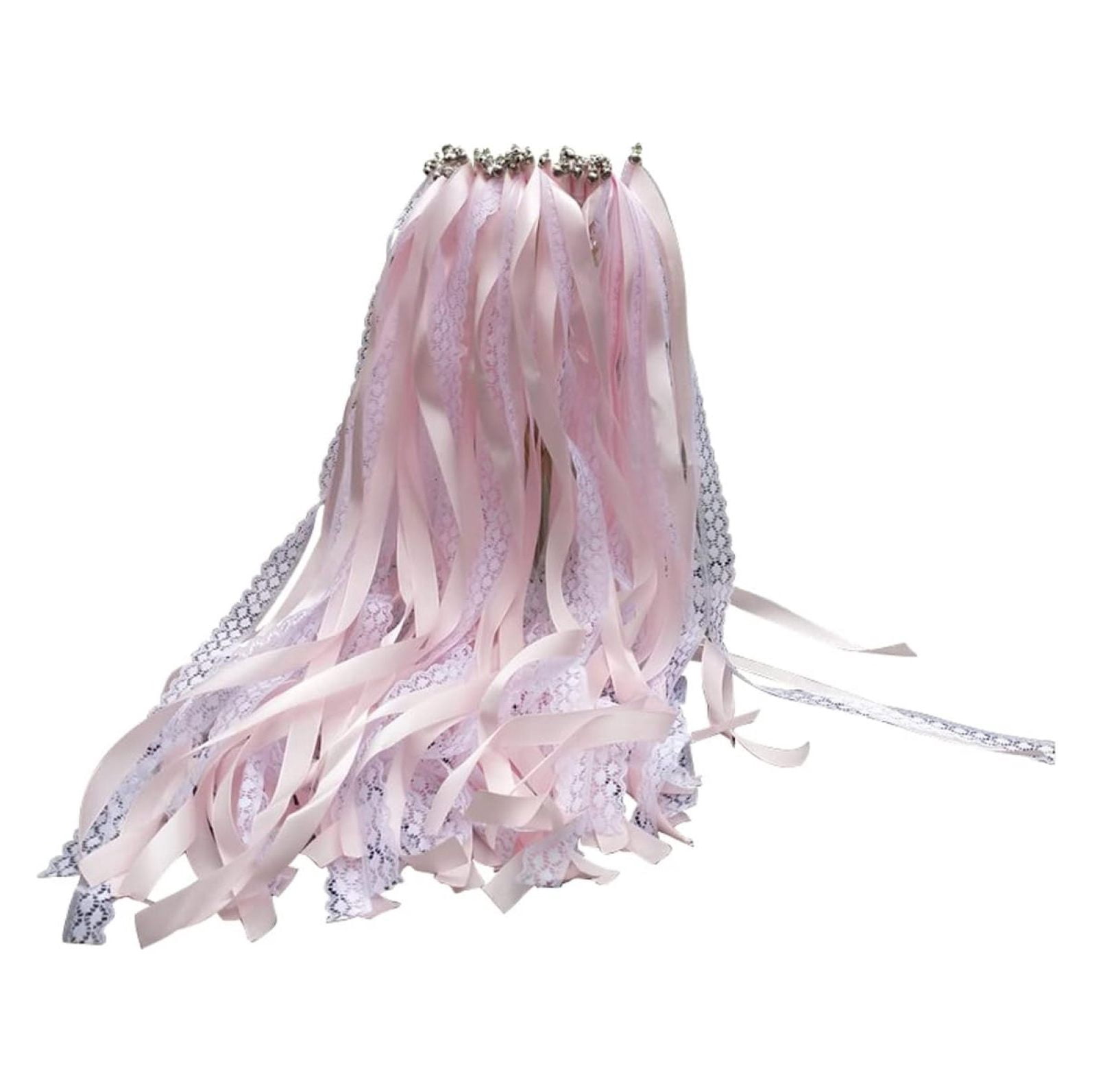 50pcs Ribbon Streamers with , Party Ribbon Stick Fairy Stick Wish Wands ...