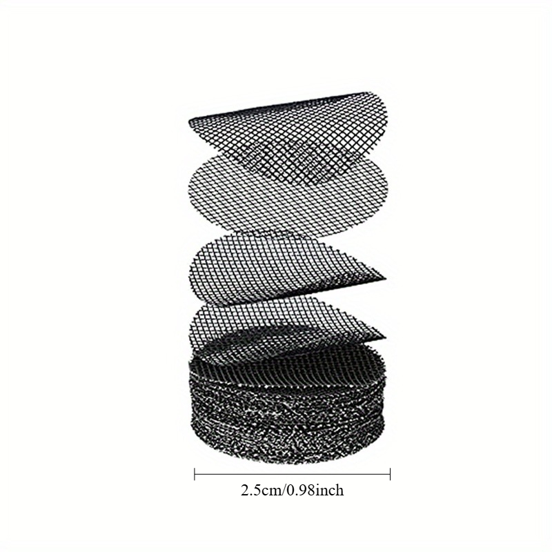 50pcs Round Mesh Drainage Screens for Flower Pots, Prevent Soil Loss ...