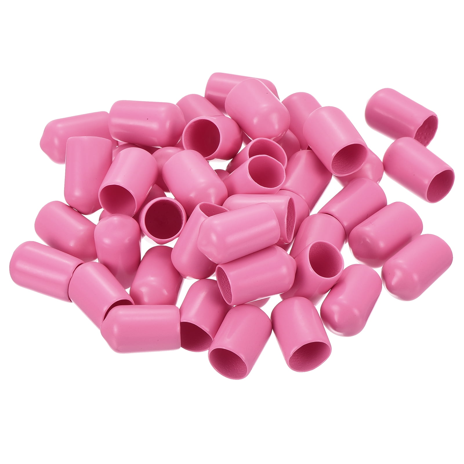 Uxcell Screw Thread Protectors End Caps Vinyl 50 Pcs 9mm Pink - Walmart.com
