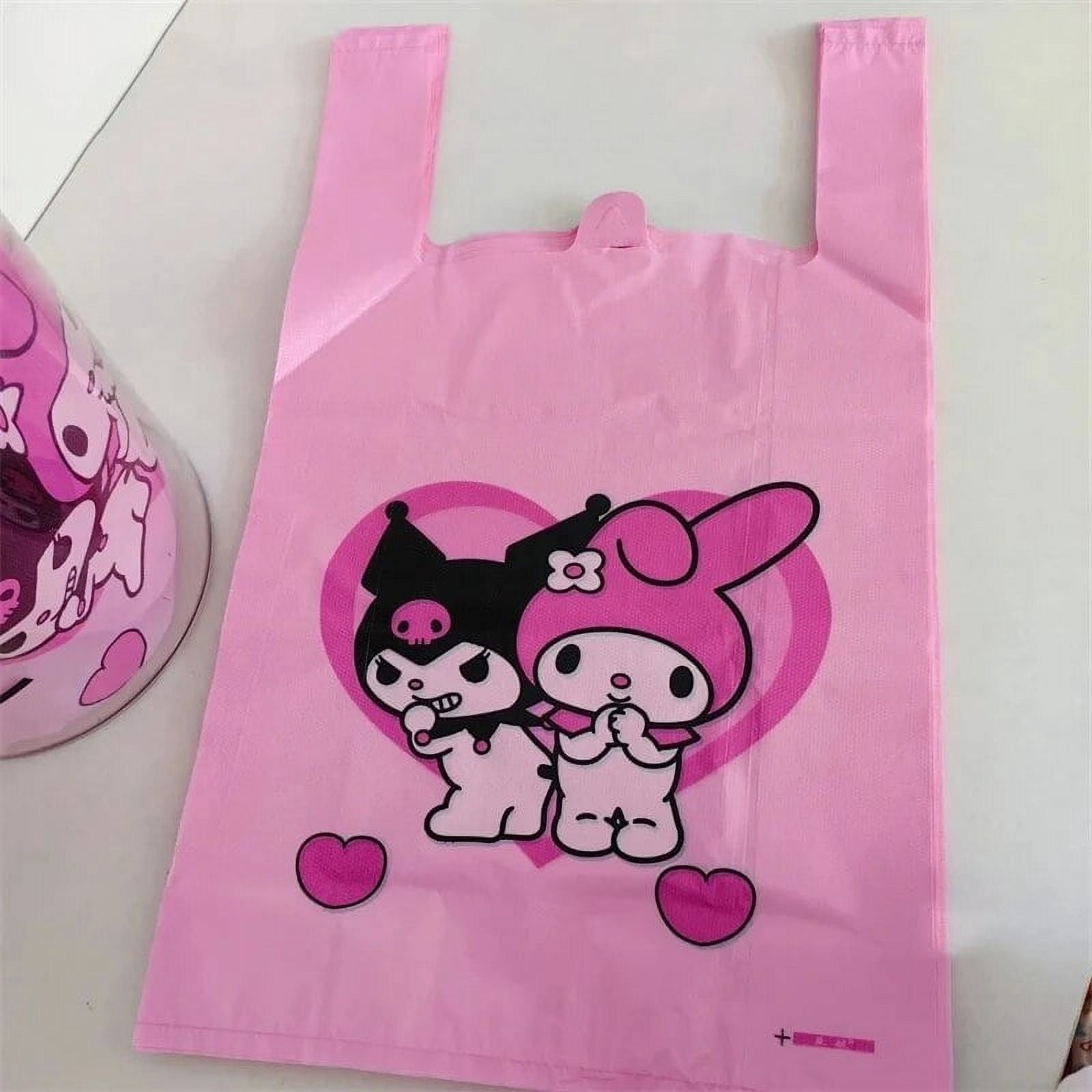 50pcs Sanrio Kawaii Kuromi Garbage Bag Cartoon Thick My Melody Portable ...
