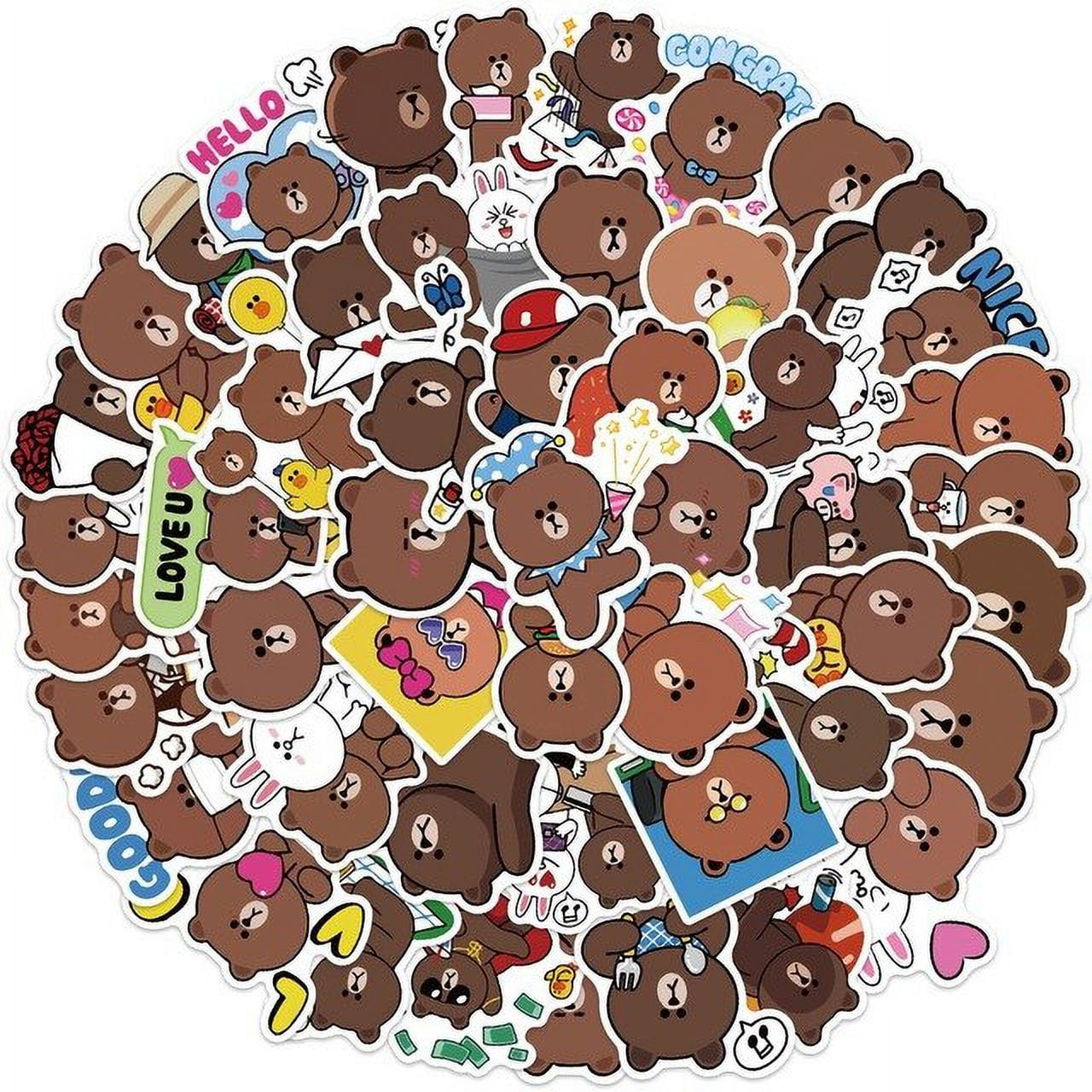50pcs Sanrio Stickers Hello Kitty Kuromi My Melody Sticker Kawaii