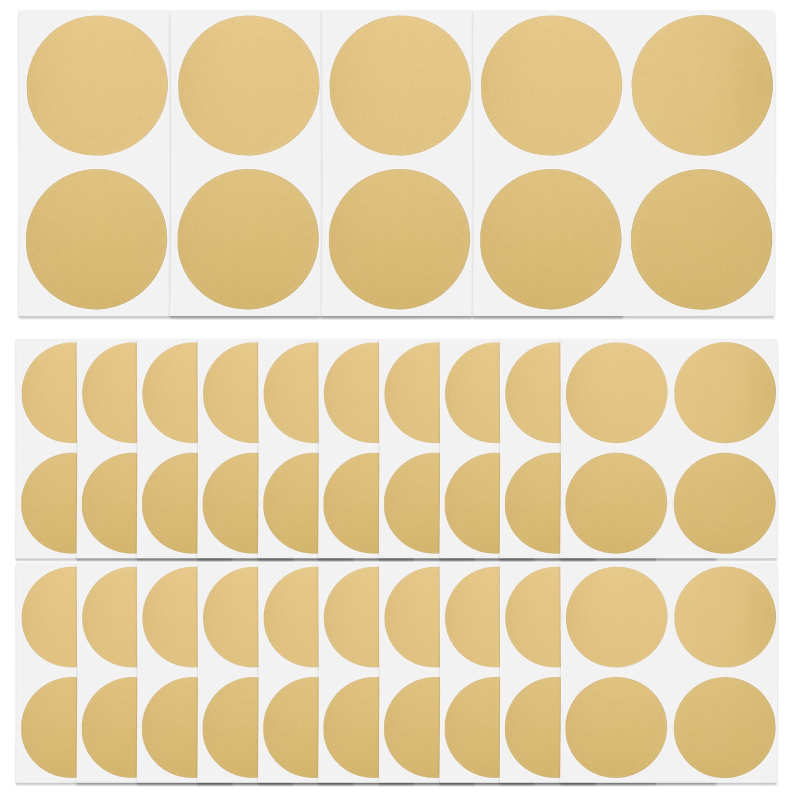 50pcs Scratch Off Stickers Round Labels Peel and Stick DIY Labels for ...