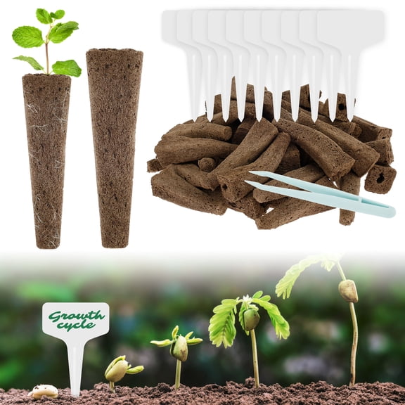 121pcs Seed Pods Kit for Aerogarden, Hydroponics Garden Accessories for ...