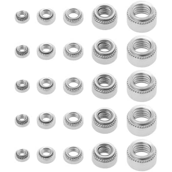 50pcs Self Clinching Nuts 304 Stainless Steel Rivet Nut Fastener ...
