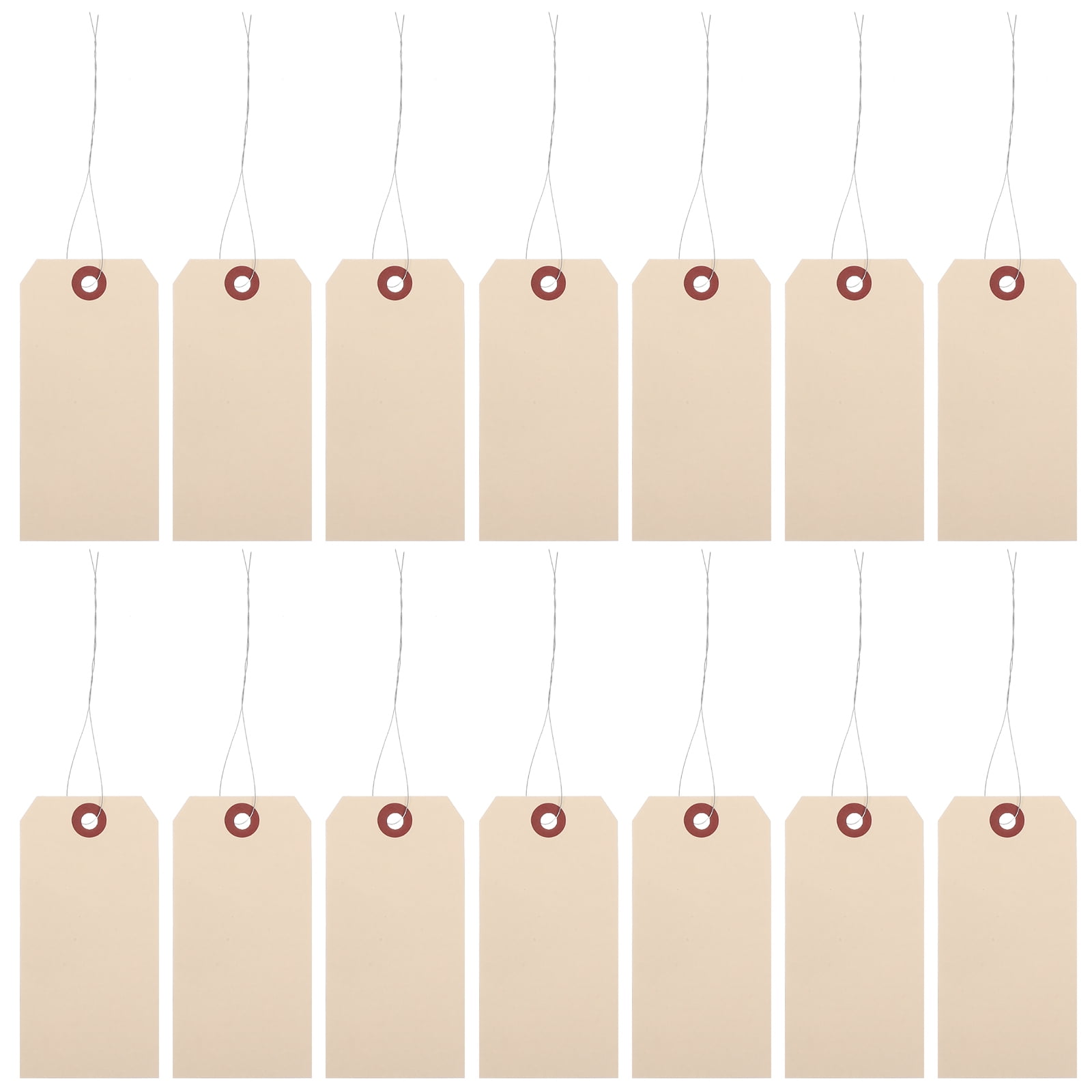 Manila Wire Tags for DIY Use Sturdy and Practical Beige Color 50pcs ...