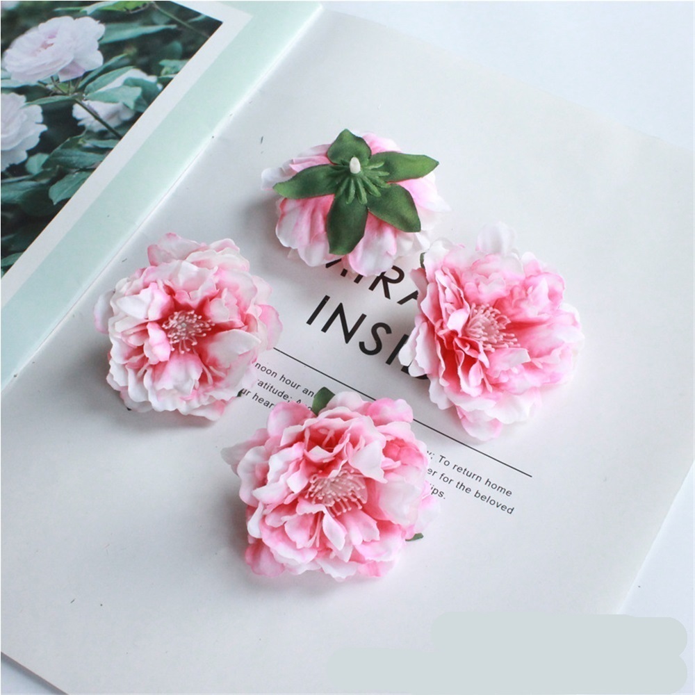 50pcs, Simulated peony flower DIY handmade antique style hair ...