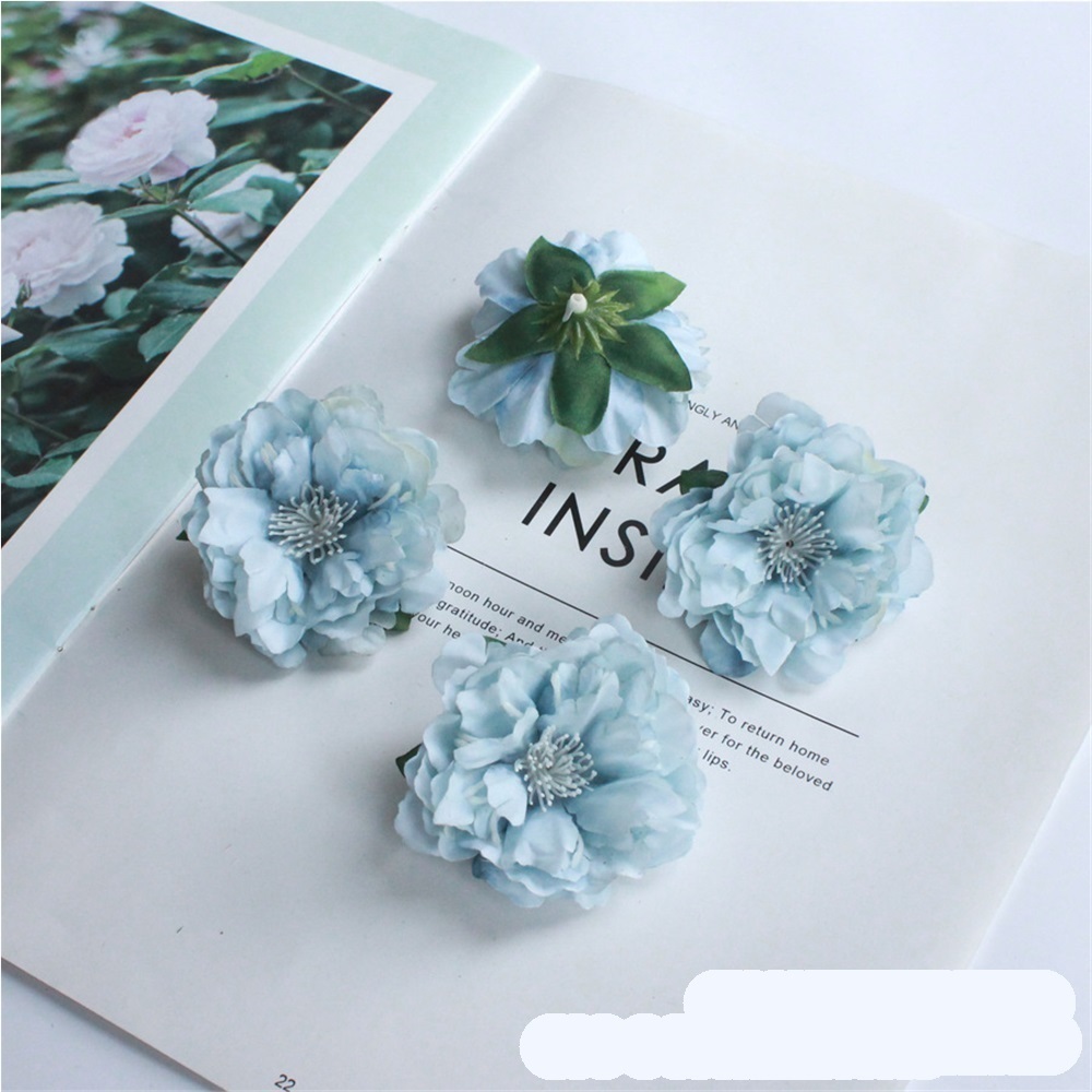 50pcs, Simulated peony flower DIY handmade antique style hair ...