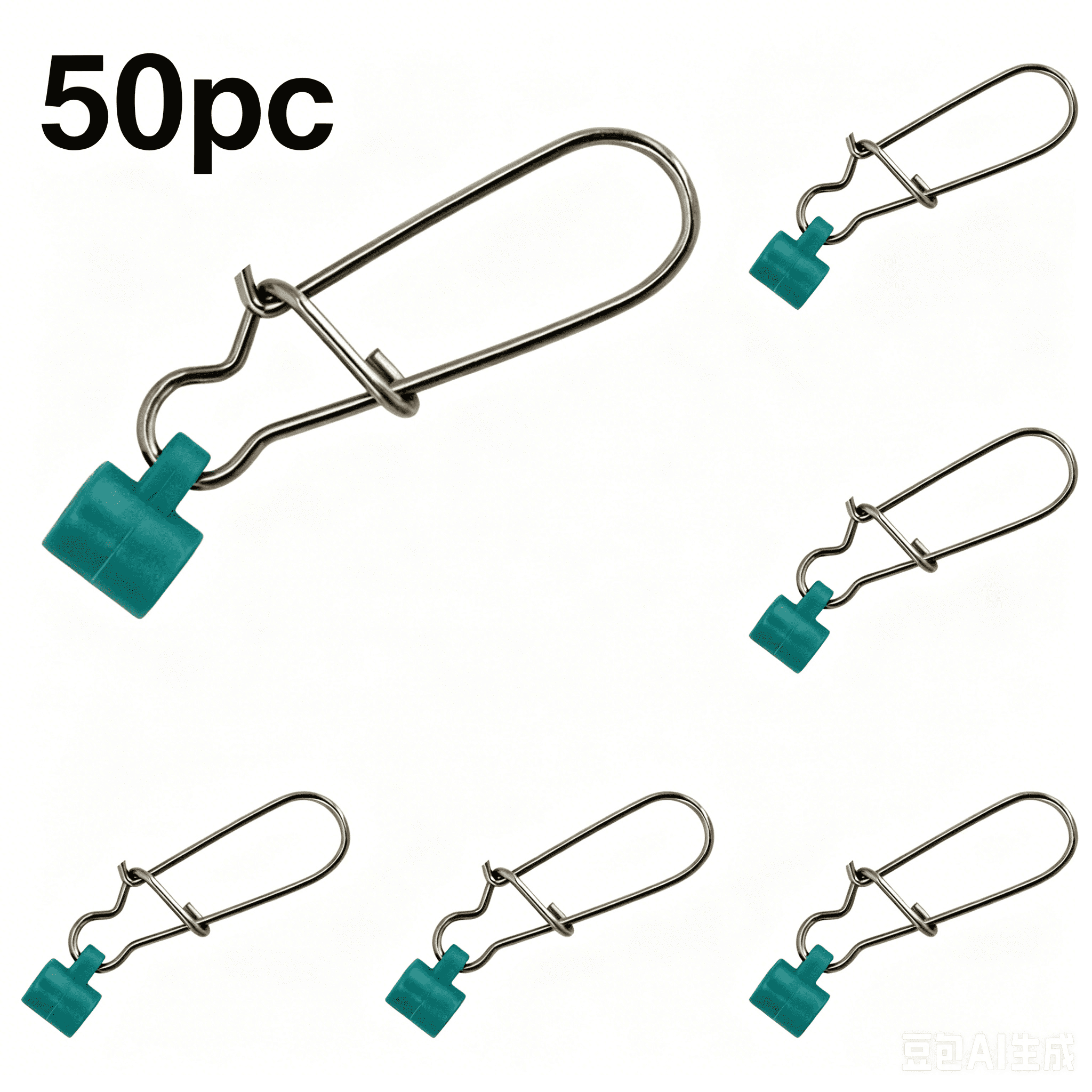 50pcs Sinker Slides for Fishing Rigs Fish Finder Weight & Slide Rod Kit ...