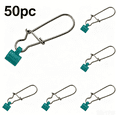 50pcs Sinker Slides for Fishing Rigs Fish Finder Weight & Slide Rod Kit ...