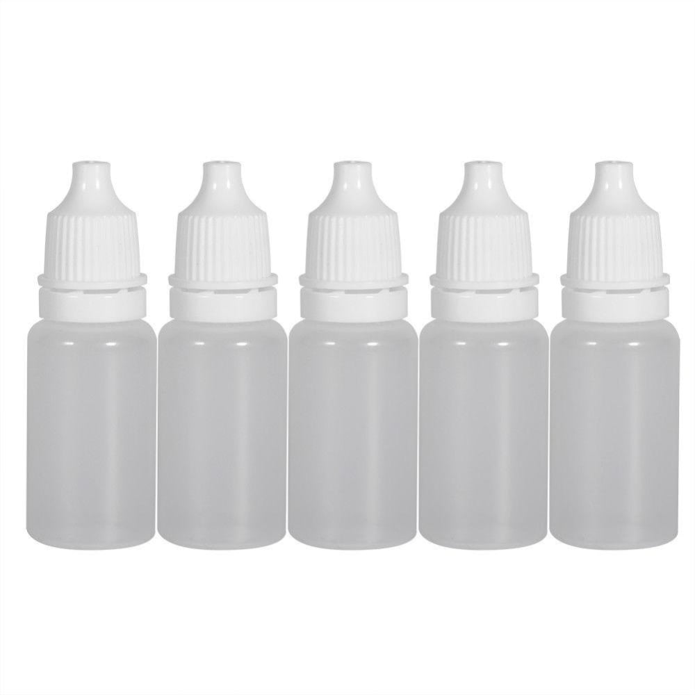 25x Small Plastic Bottle Pipette Dropper 10mL Container Liquid Screw ...