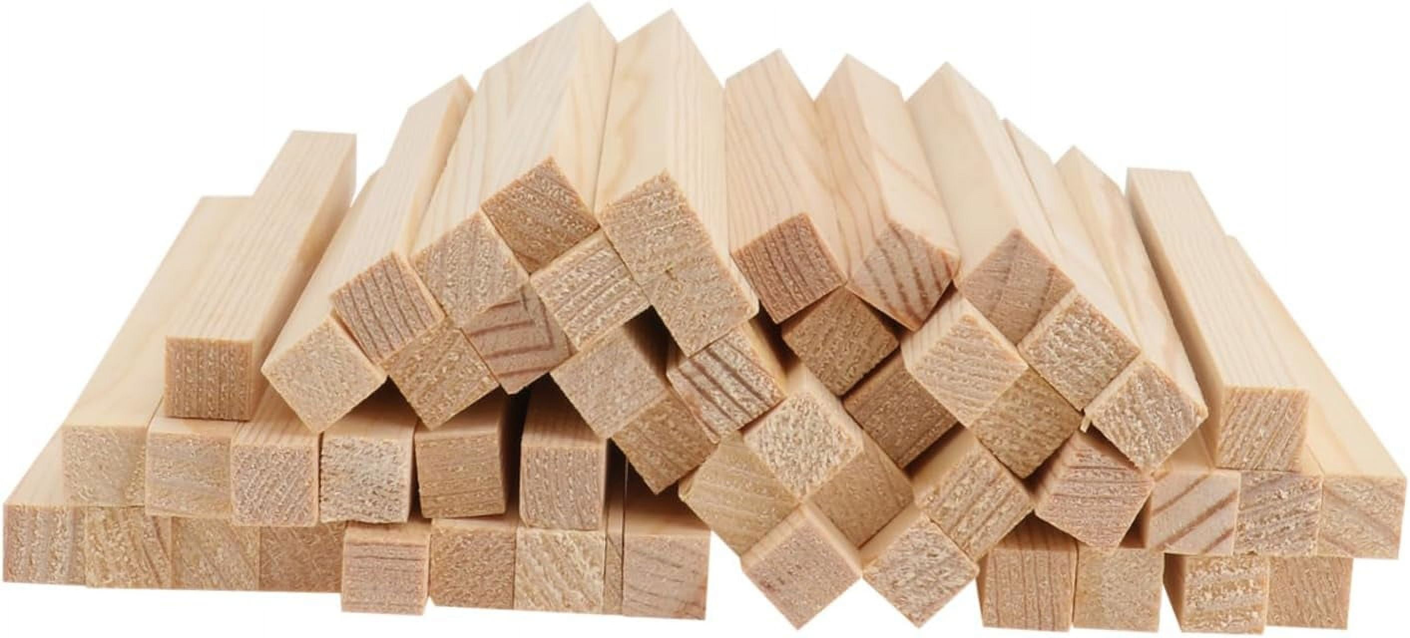 50pcs Small Wooden Strip DIY Craft Wood Sticks Handiwork DIY Material ...