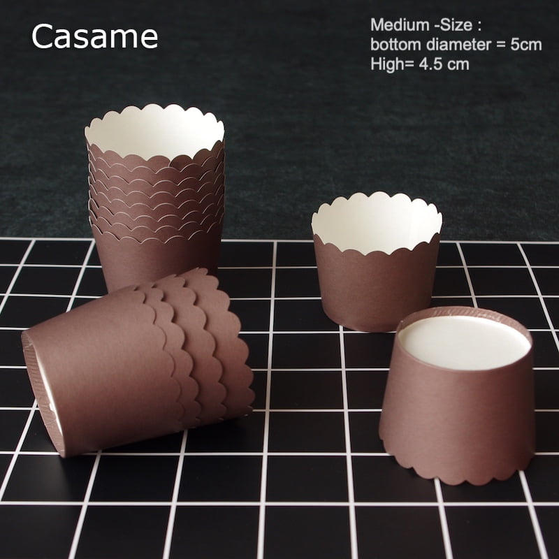 50pcs Solid Color Baking Cup Cupcake Liners Cake Cups Candy Cups Paper ...