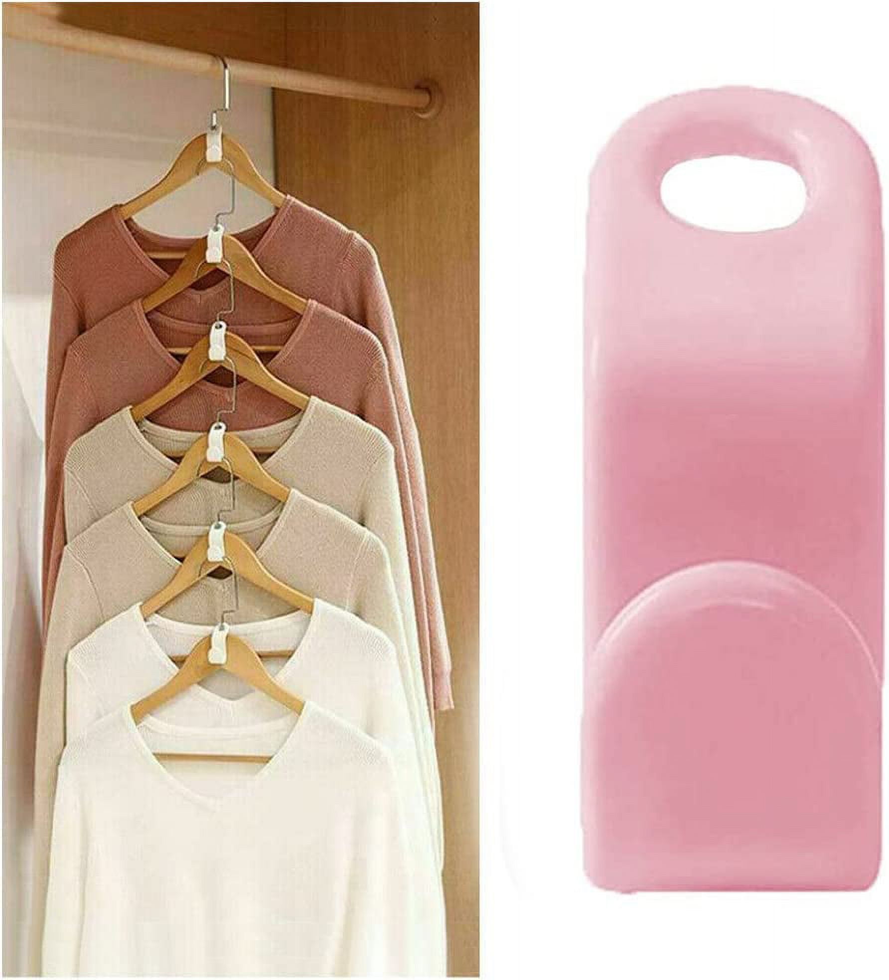 50pcs Space Saving Clothes Hanger Connector Hooks Super Space Saving