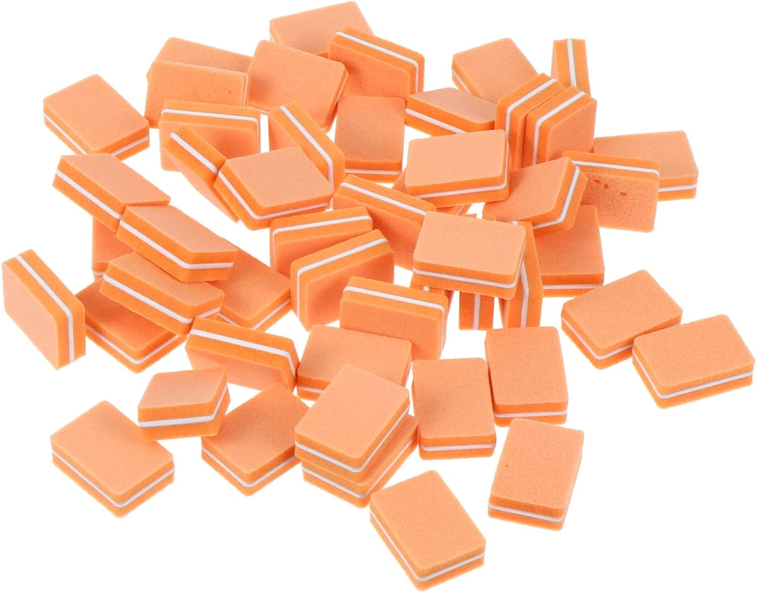 50pcs Sponge Nail File Sanding Buffing Nail File Polish Nail File Board ...