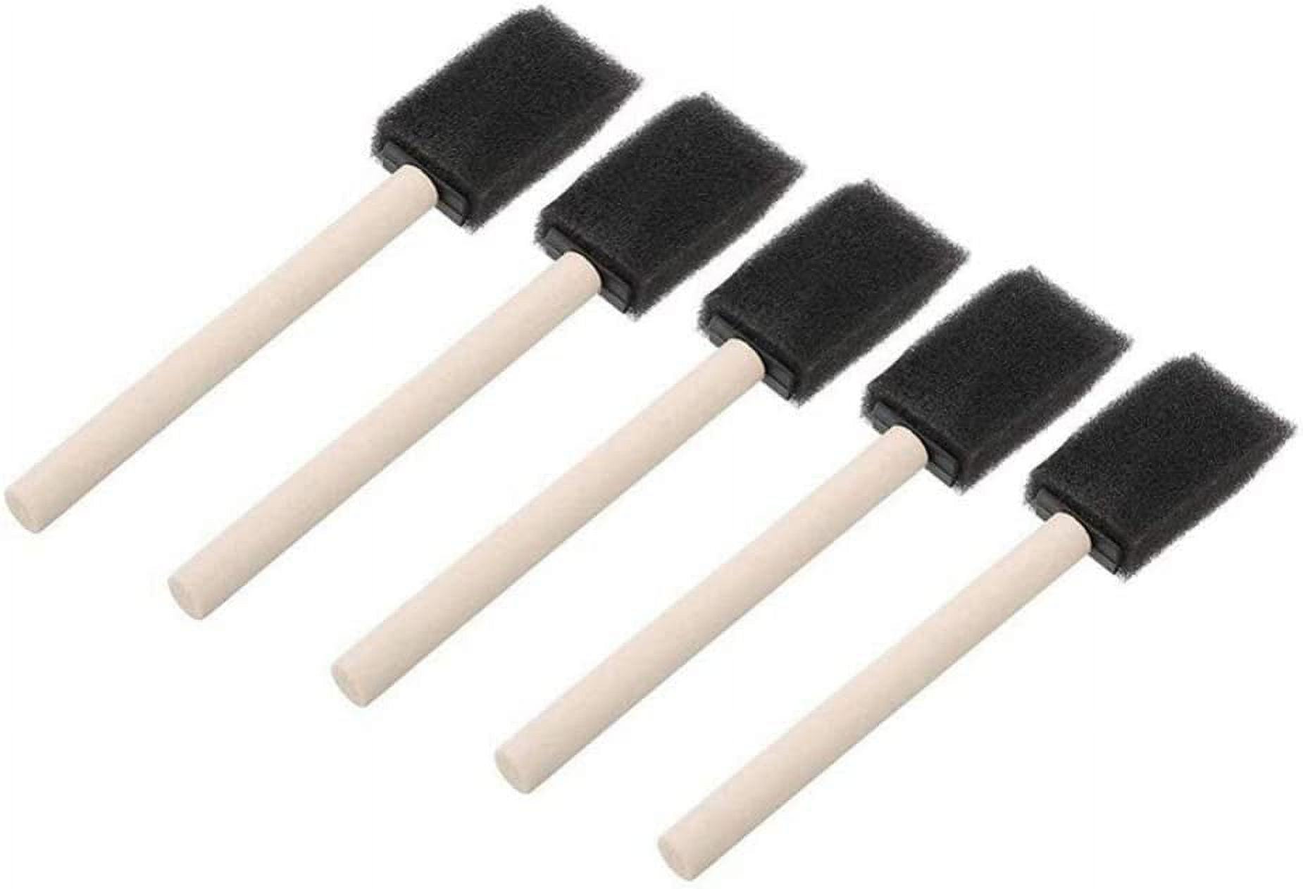 50pcs Sponge Painting Brushes Foam Sponge Brushes with Wood Handle Foam ... 50pcs Sponge Painting Brushes Foam Sponge Brushes with Wood Handle Foam ...