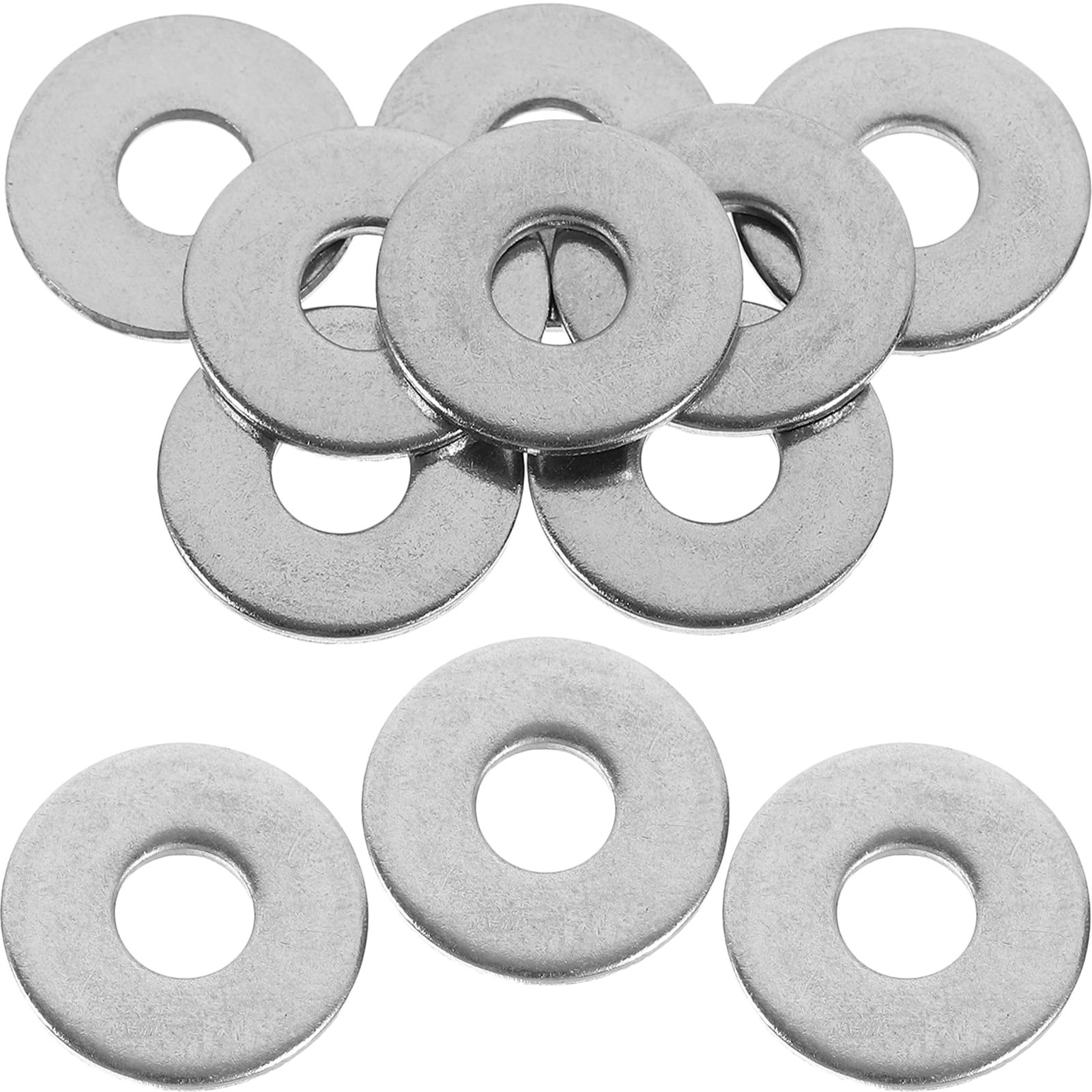 50pcs Stainless Steel Flat Washers Small Gaskets Maintenance Washers ...