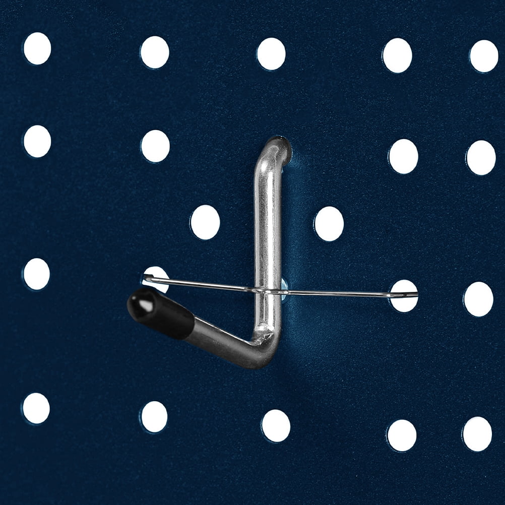 FRCOLOR Stainless Steel Pegboard Hook Clips Strong and for Store 50pcs ...