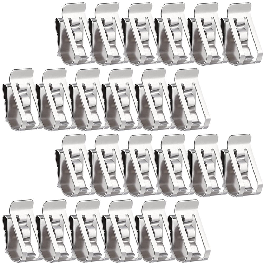 50pcs Stainless Steel Solar Panel Cable Clips Trailer Wire Clips ...