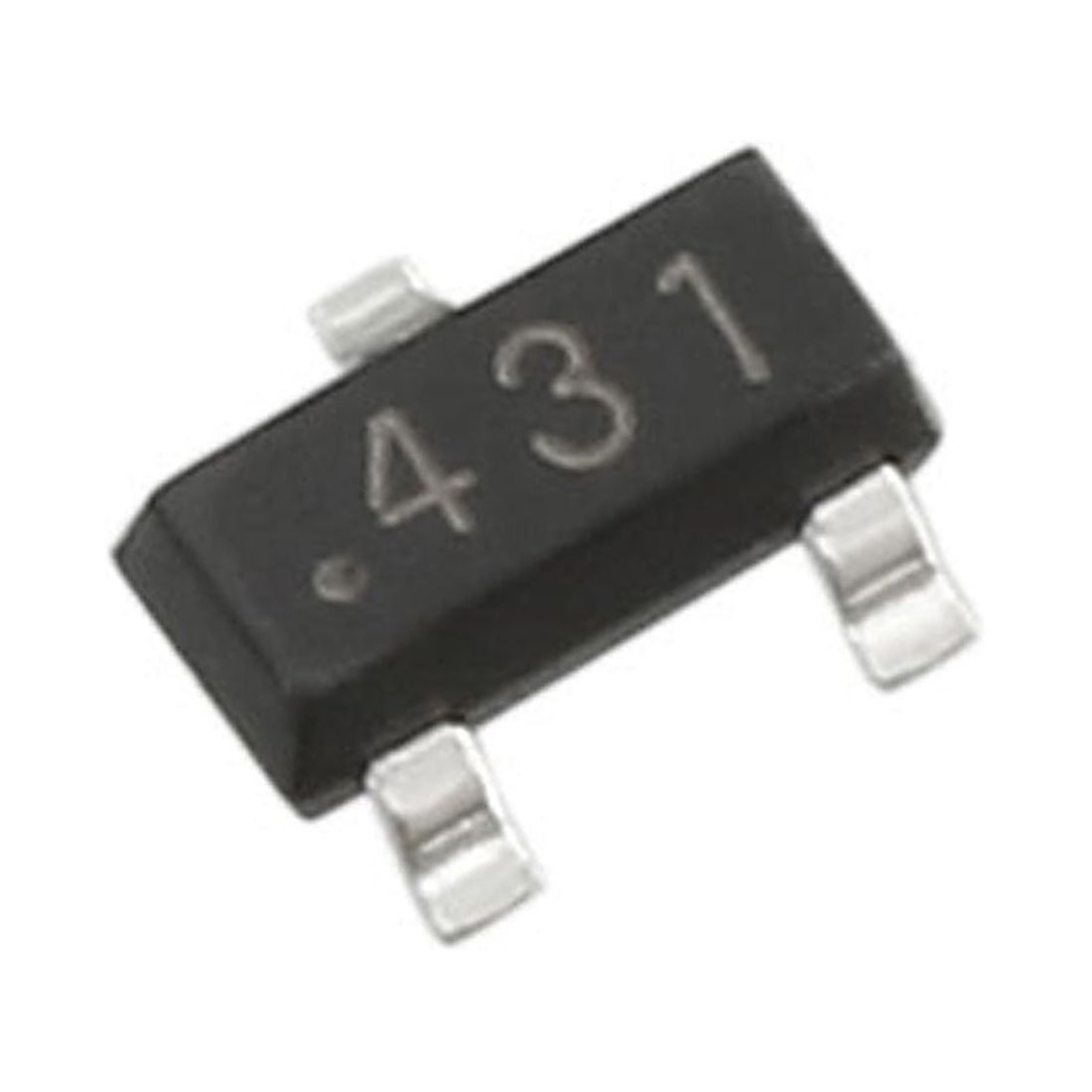 50Pcs TL431 Transistor 36V 100mA 300mW Surface Mount SOT-23 - Walmart.com