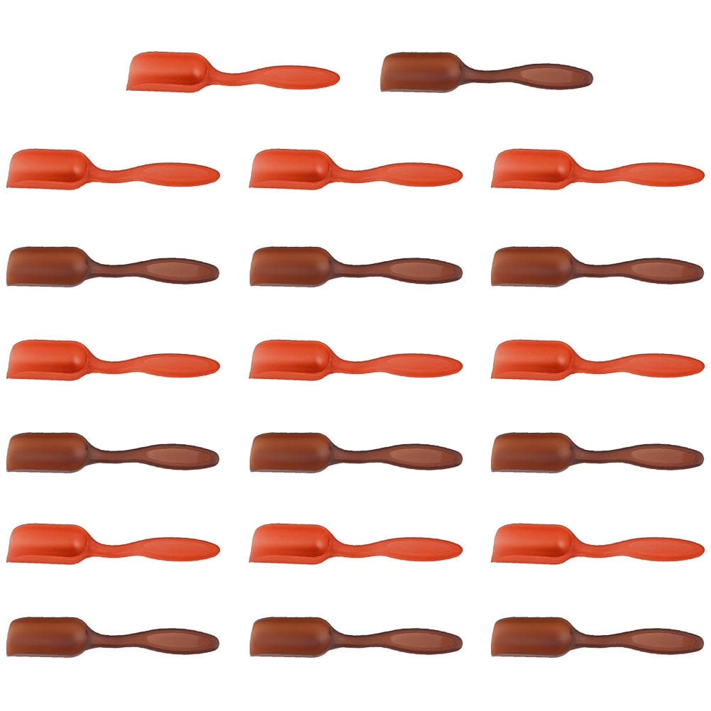 MEIBUTYUP Tea Spoon Set Assorted Color Ideal for Home and Office 50Pcs ...