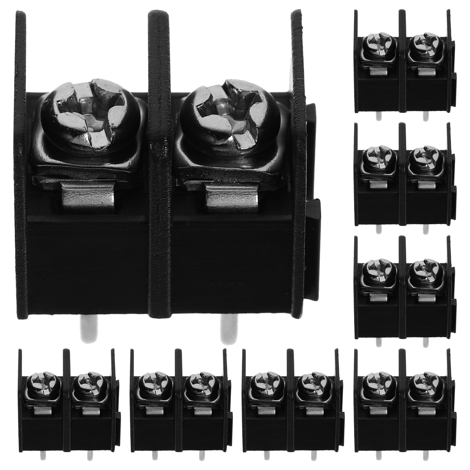 50pcs Terminal Block 2 Connector Pcb Mount Block Insulating Wire ...