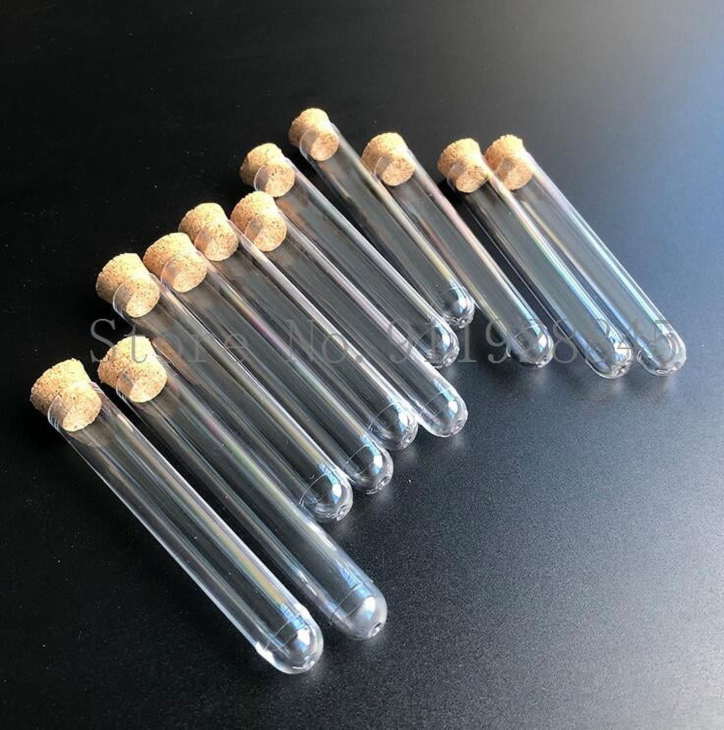 50pcs Test Tubes Test Vials Storage Containers Clear Tube for Sample ...