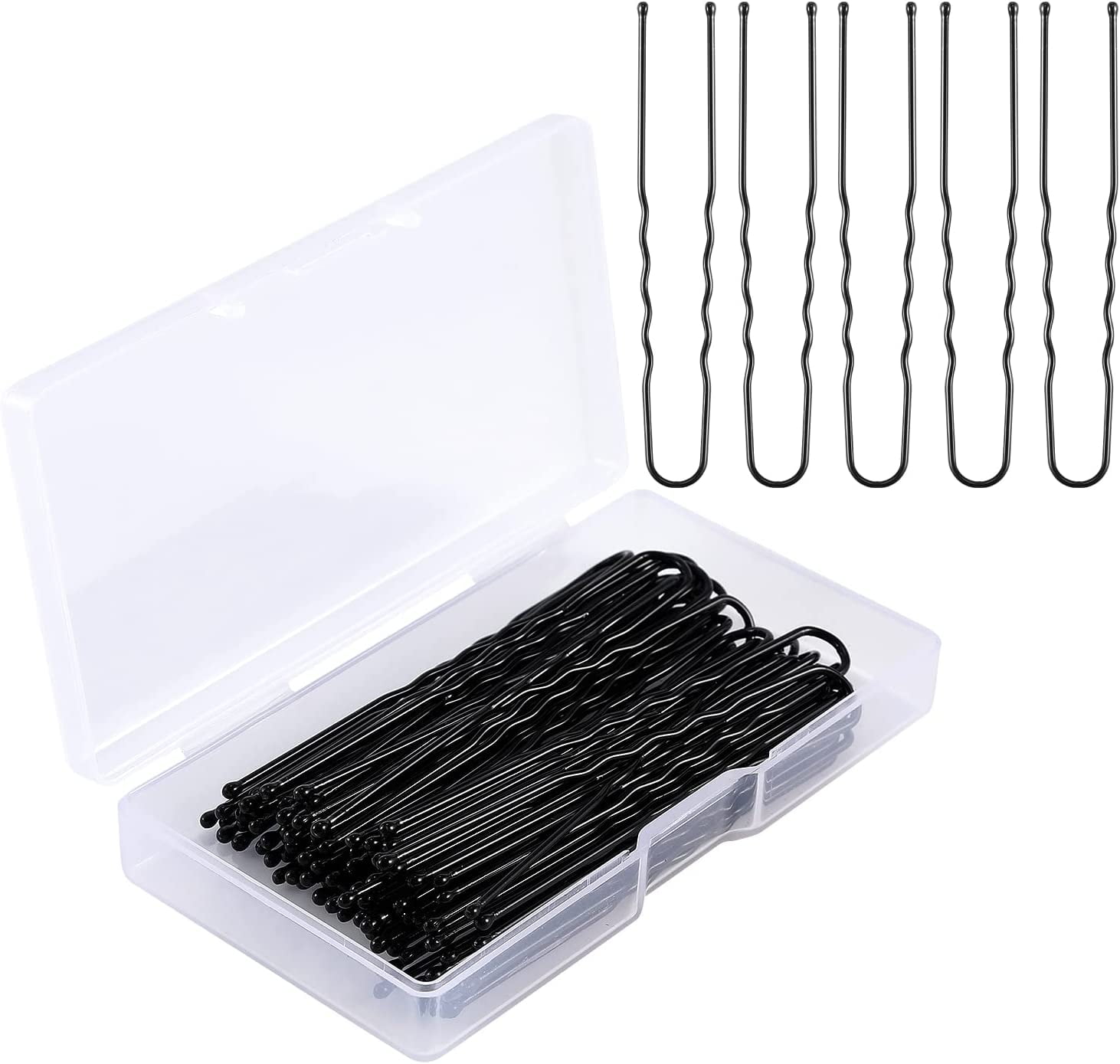 50pcs U-shaped Hairpin, 2.7in Hair Styling Pins Bobby Pins Decorative ...