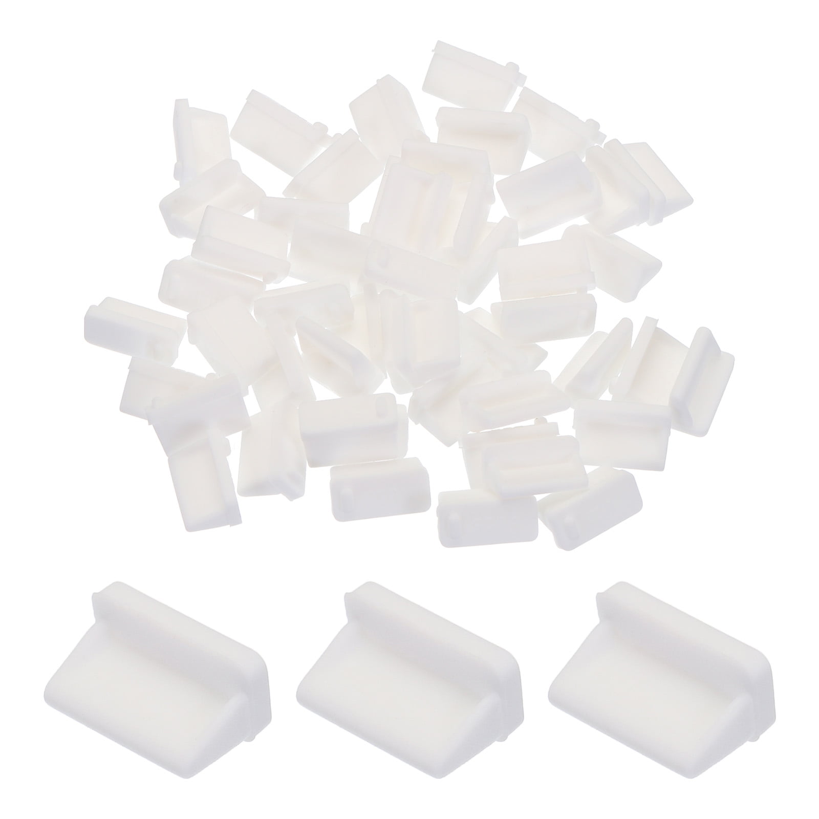 50pcs USB Type A Port Plugs Covers Caps Silicone Anti Dust Protectors ...