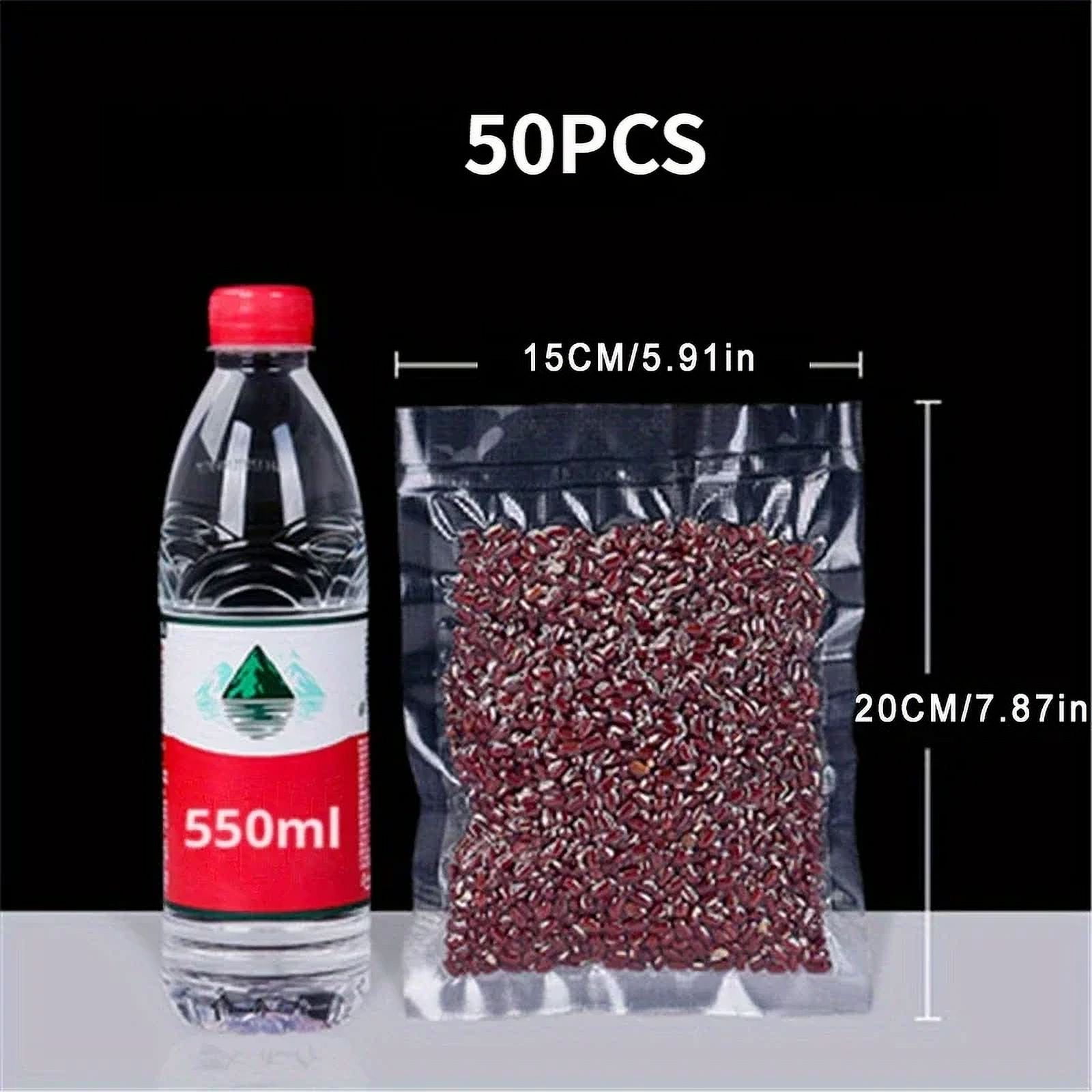 50pcs Vacuum Sealer Bags, Disposable Airtight Compression Bag ...