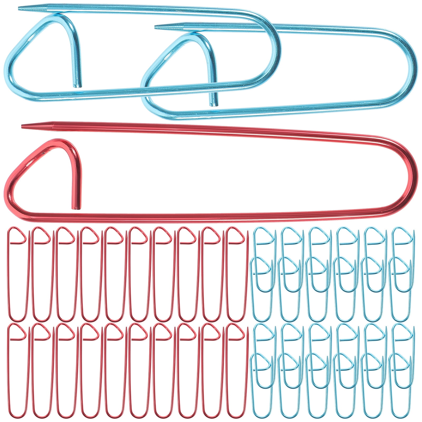 50 Pcs Colored Aluminum Pins Weaving Marker Buckles Knit Clasp ...