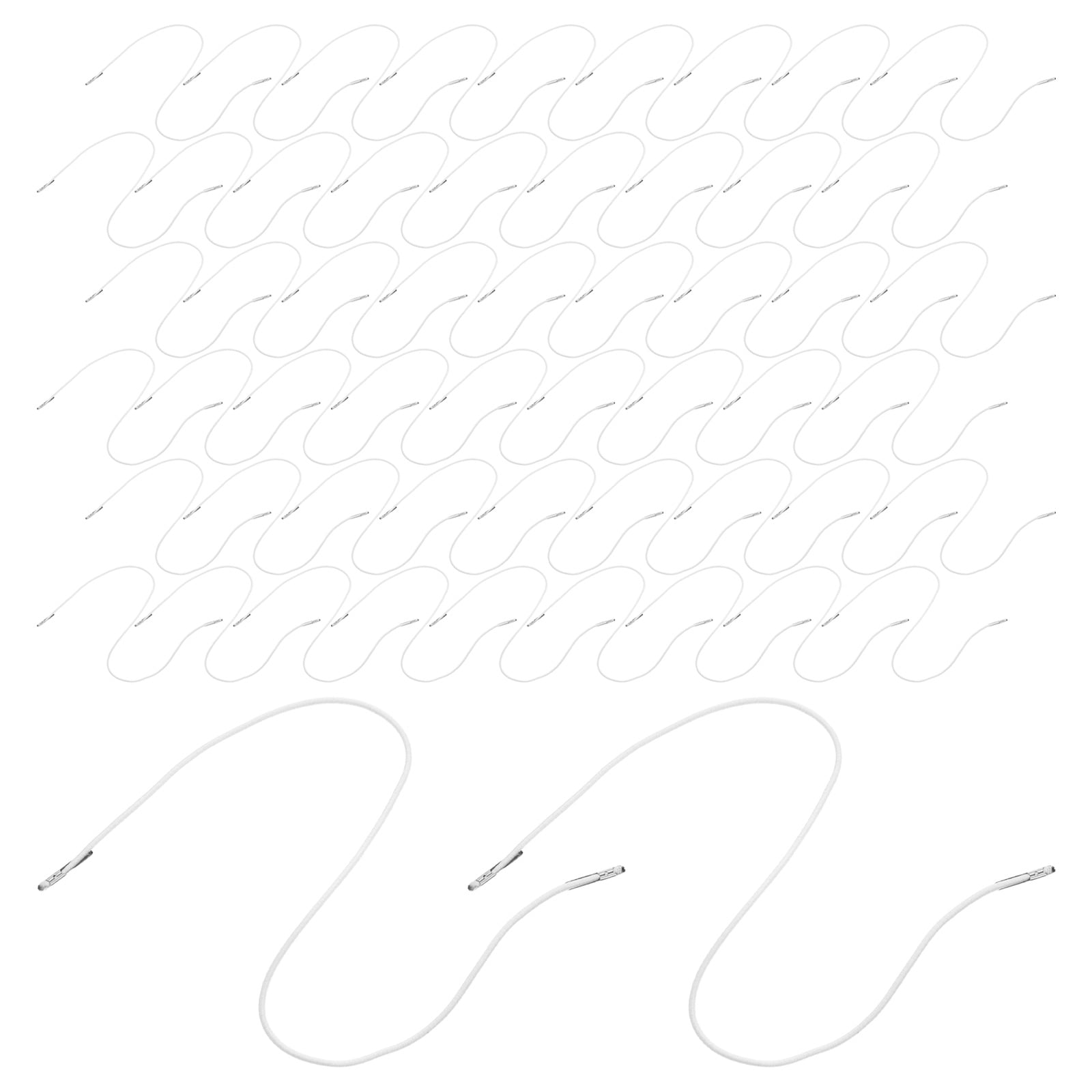 50pcs White Barbed Elastic Barbed Cord Craft Elastic Party Hats ...