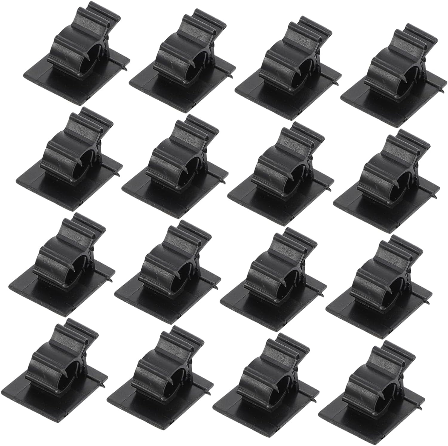50pcs Wire Fixer Plug Wires Desktop Stand Finisher Wire Clamp Cable ...